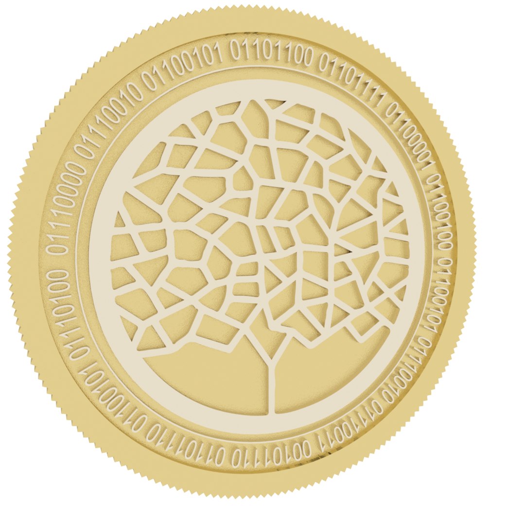 3D winding tree gold coin - TurboSquid 1581756