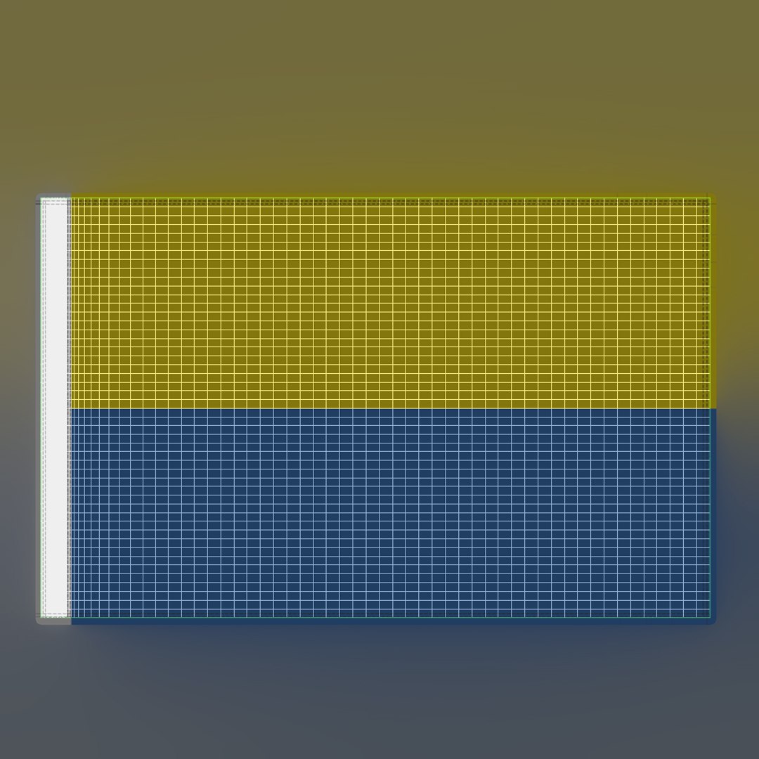 Animated Ukraine Flag 3D - TurboSquid 1794228