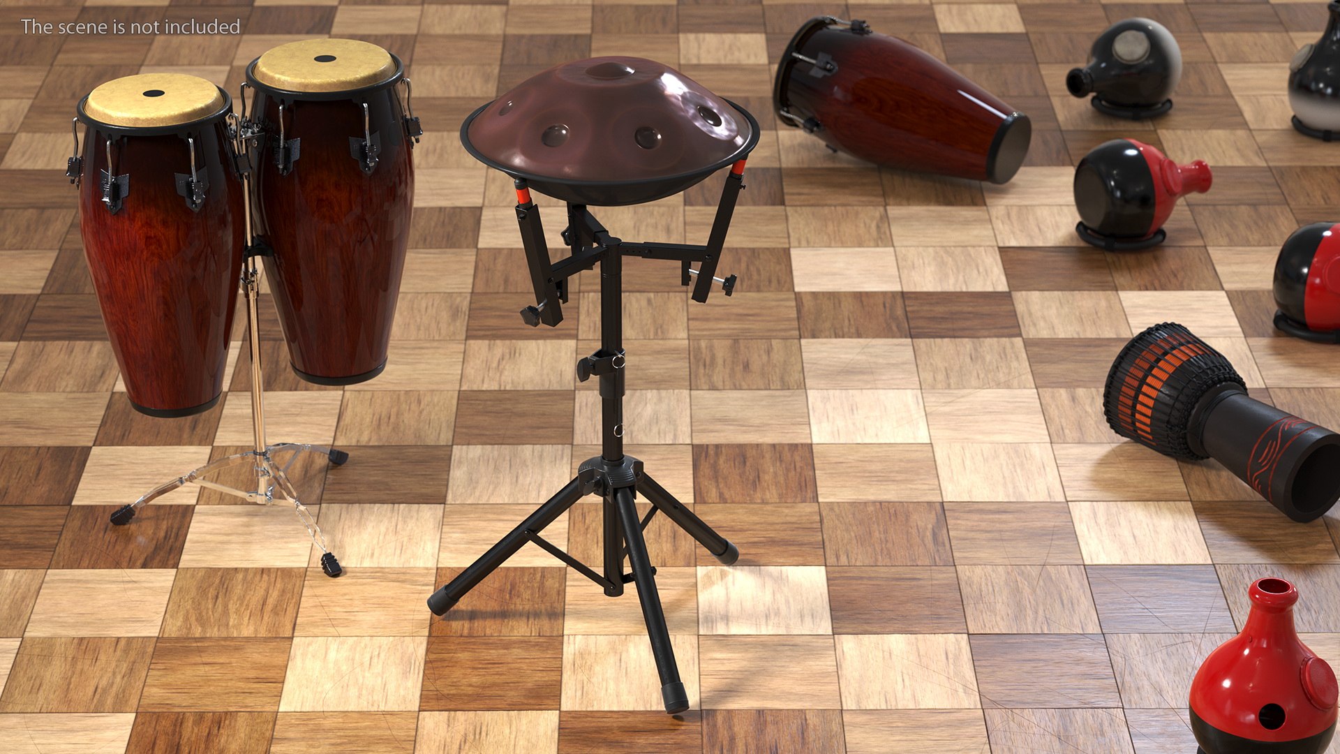 Hang Instrument and Stand 3D - TurboSquid 1828431