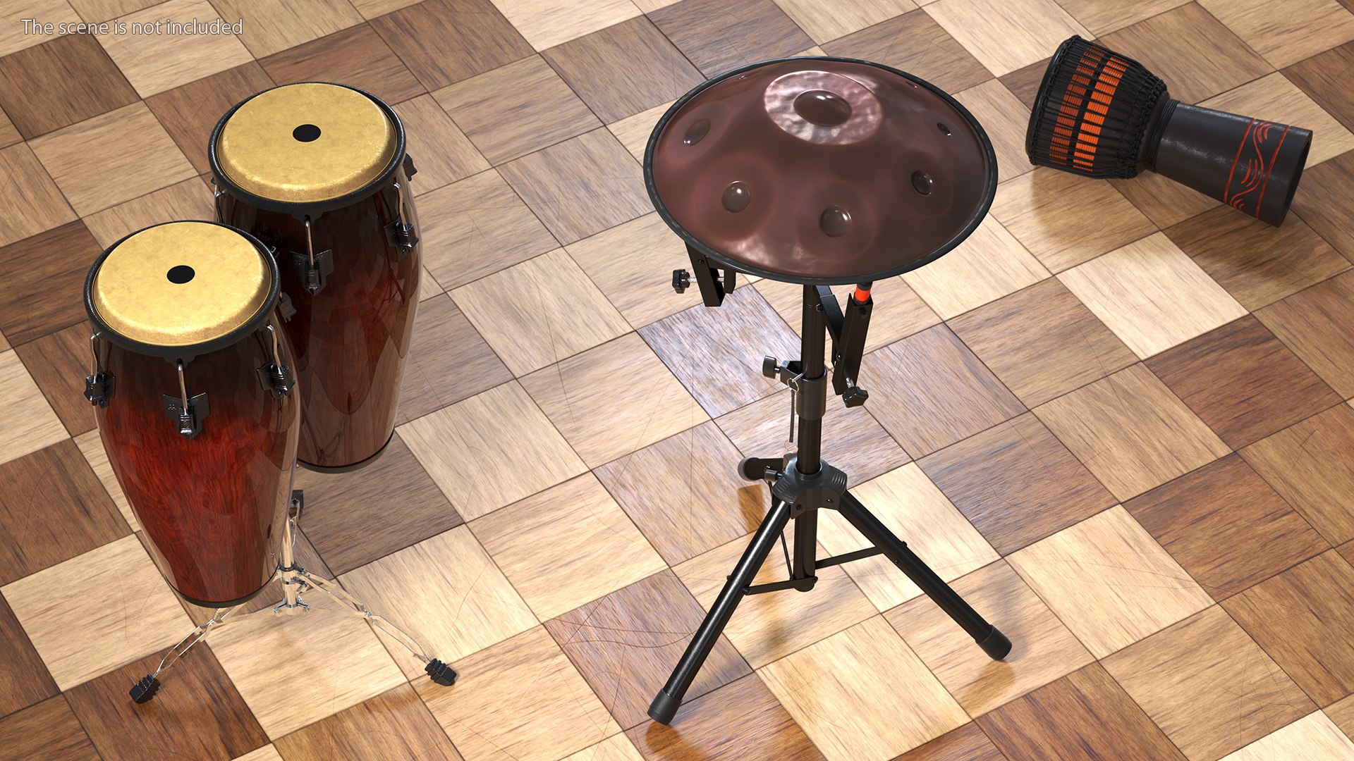 Hang Instrument and Stand 3D - TurboSquid 1828431