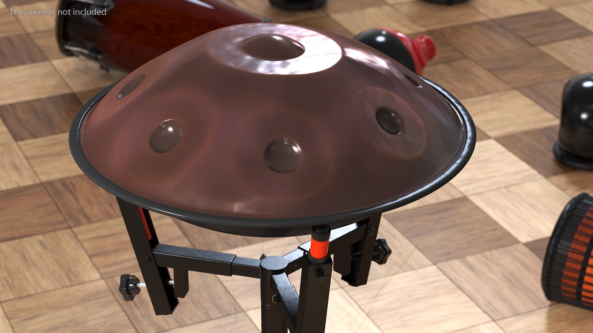 Hang Instrument and Stand 3D - TurboSquid 1828431