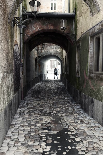 3D Alleyway Models | TurboSquid