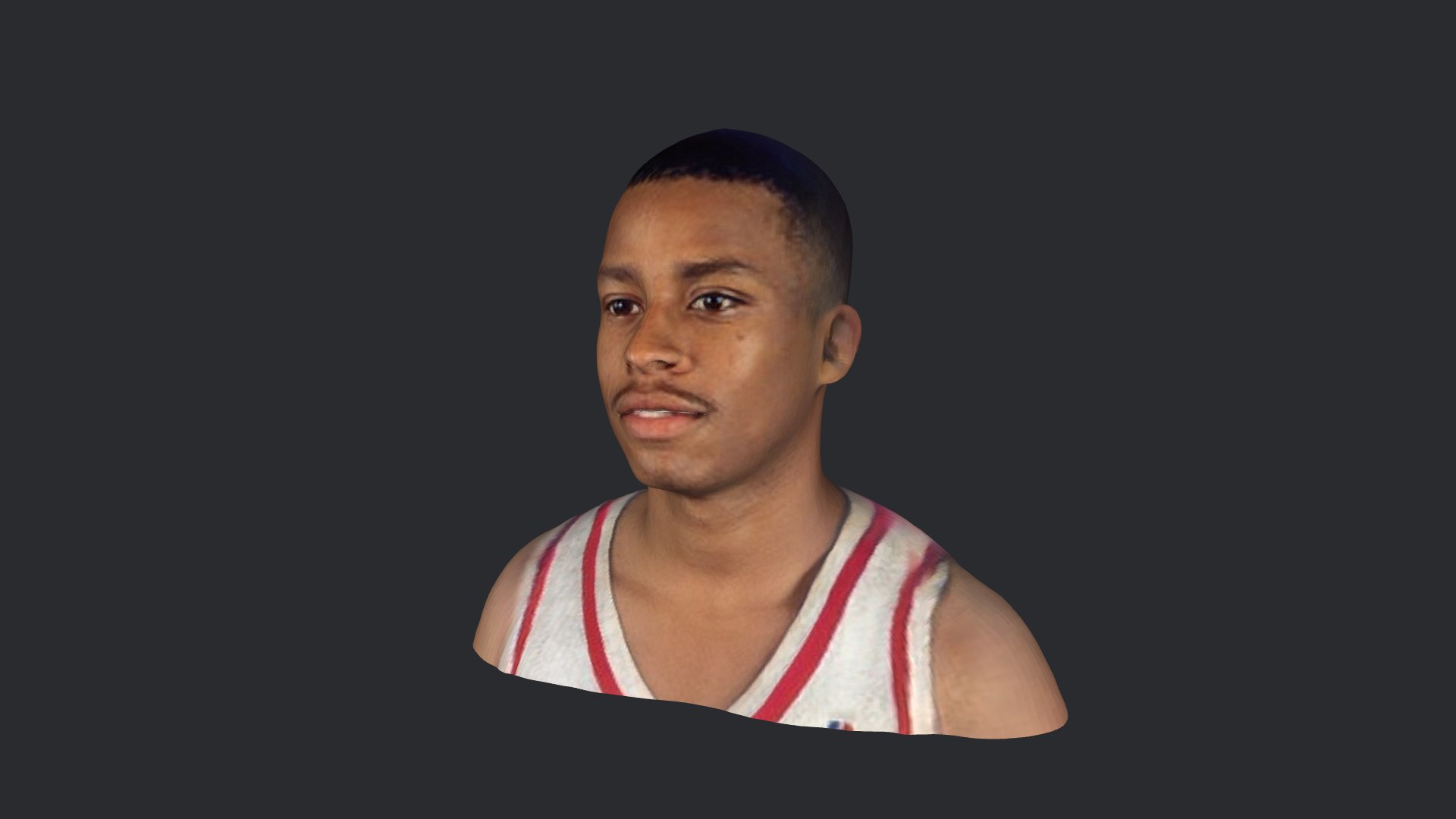 3D Allen Iverson- Realistic Bust Head Ready - TurboSquid 1970892