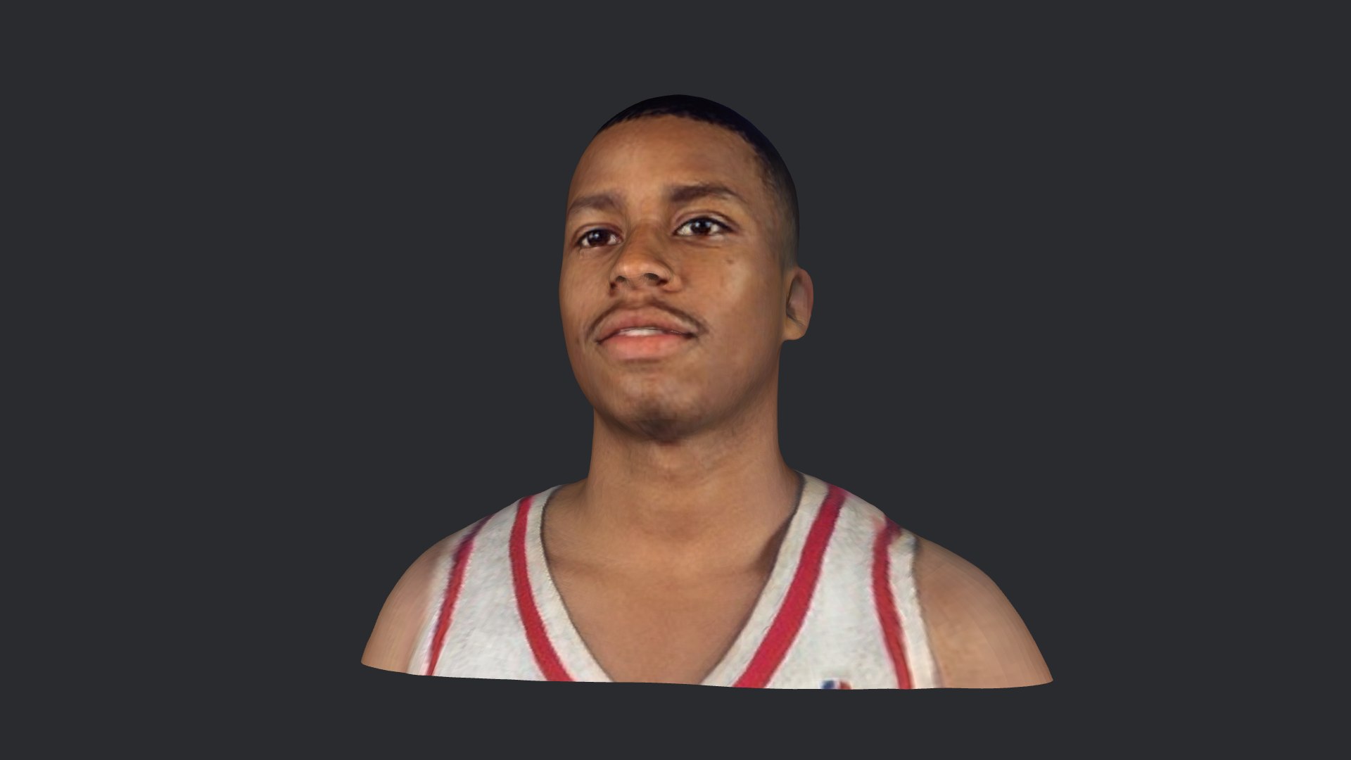 3D Allen Iverson- Realistic Bust Head Ready - TurboSquid 1970892