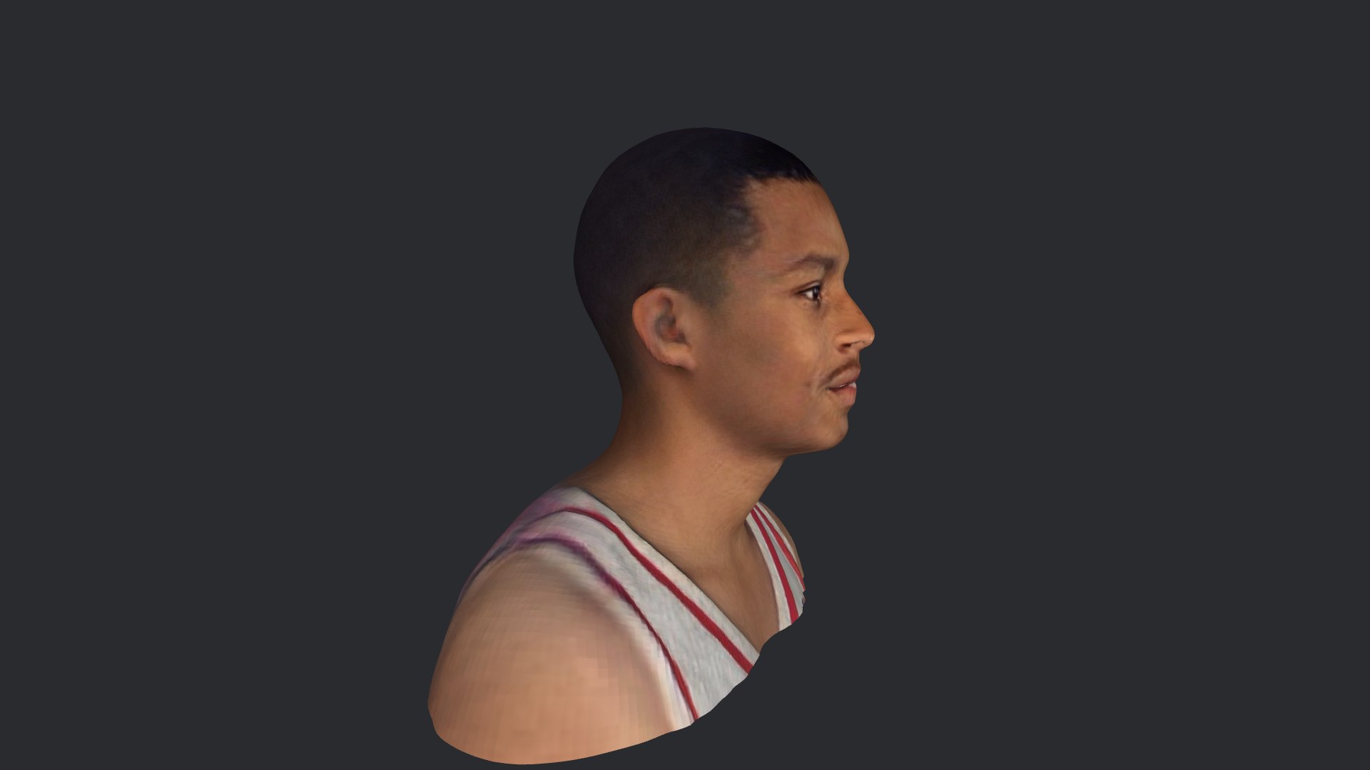3D Allen Iverson- Realistic Bust Head Ready - TurboSquid 1970892
