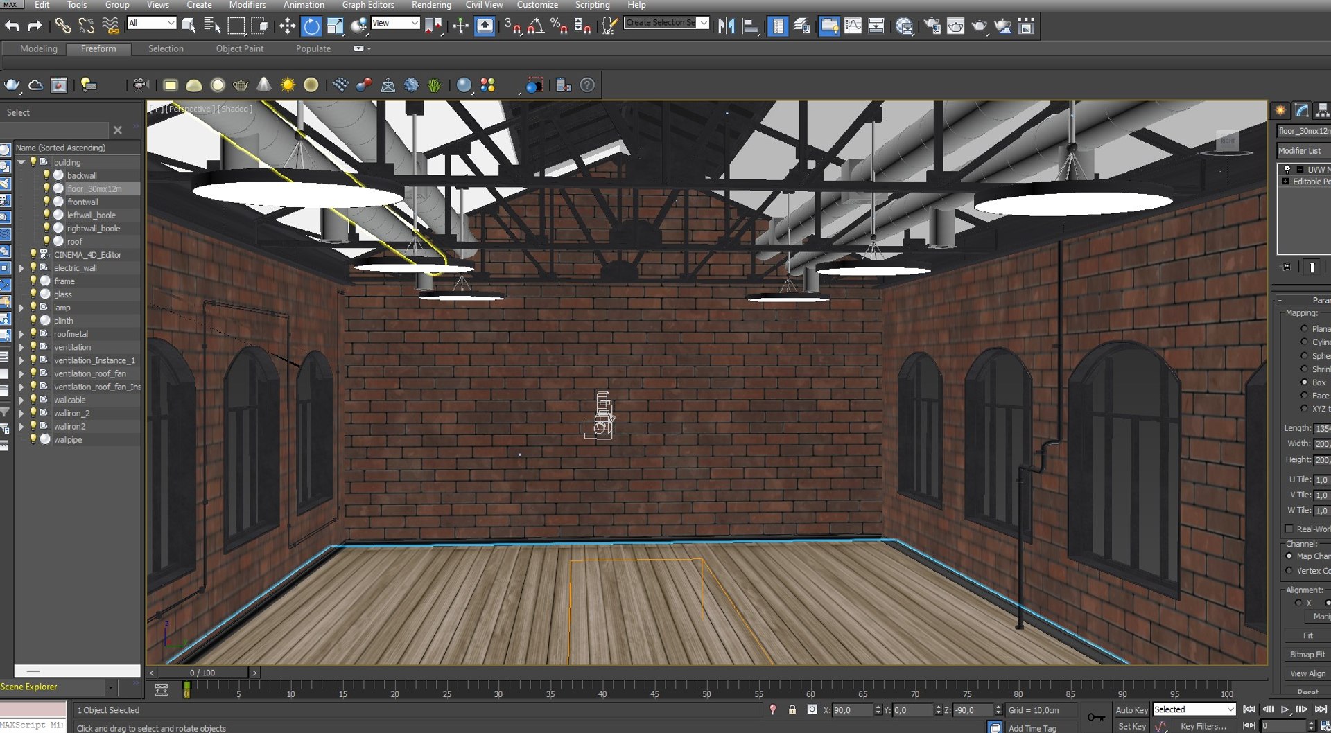 3D Loft Office - TurboSquid 2096730