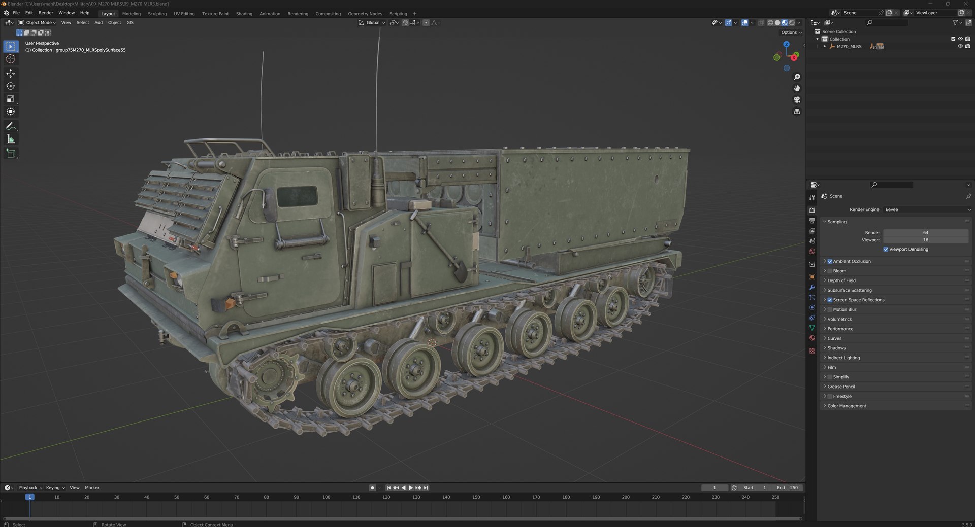 3D M270 Multiple Launch Rocket System - TurboSquid 2241193