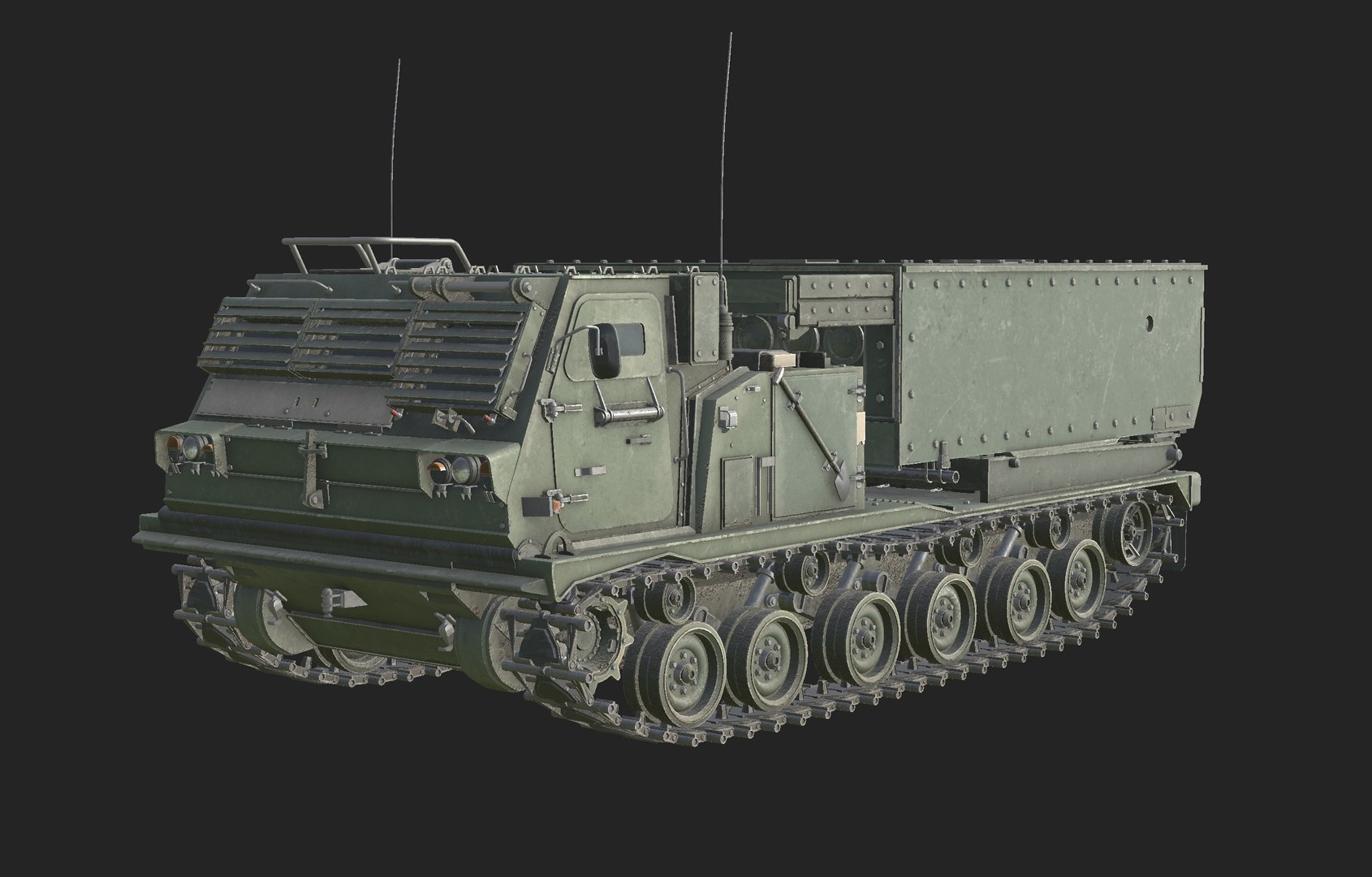 3D M270 Multiple Launch Rocket System - TurboSquid 2241193