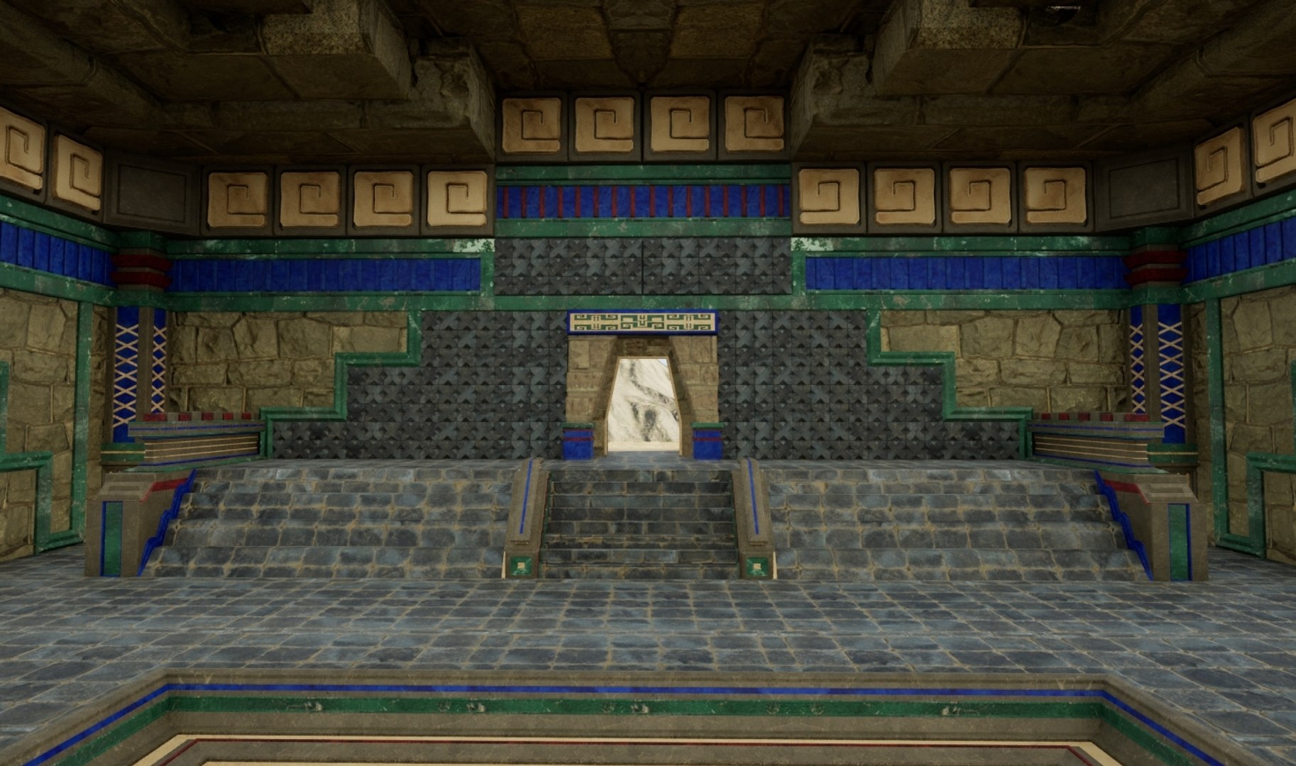 3D Mayan Temple Model - TurboSquid 2028216