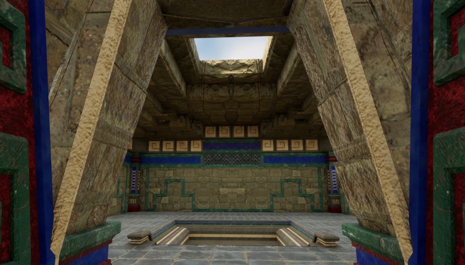 3D Mayan Temple Model - TurboSquid 2028216