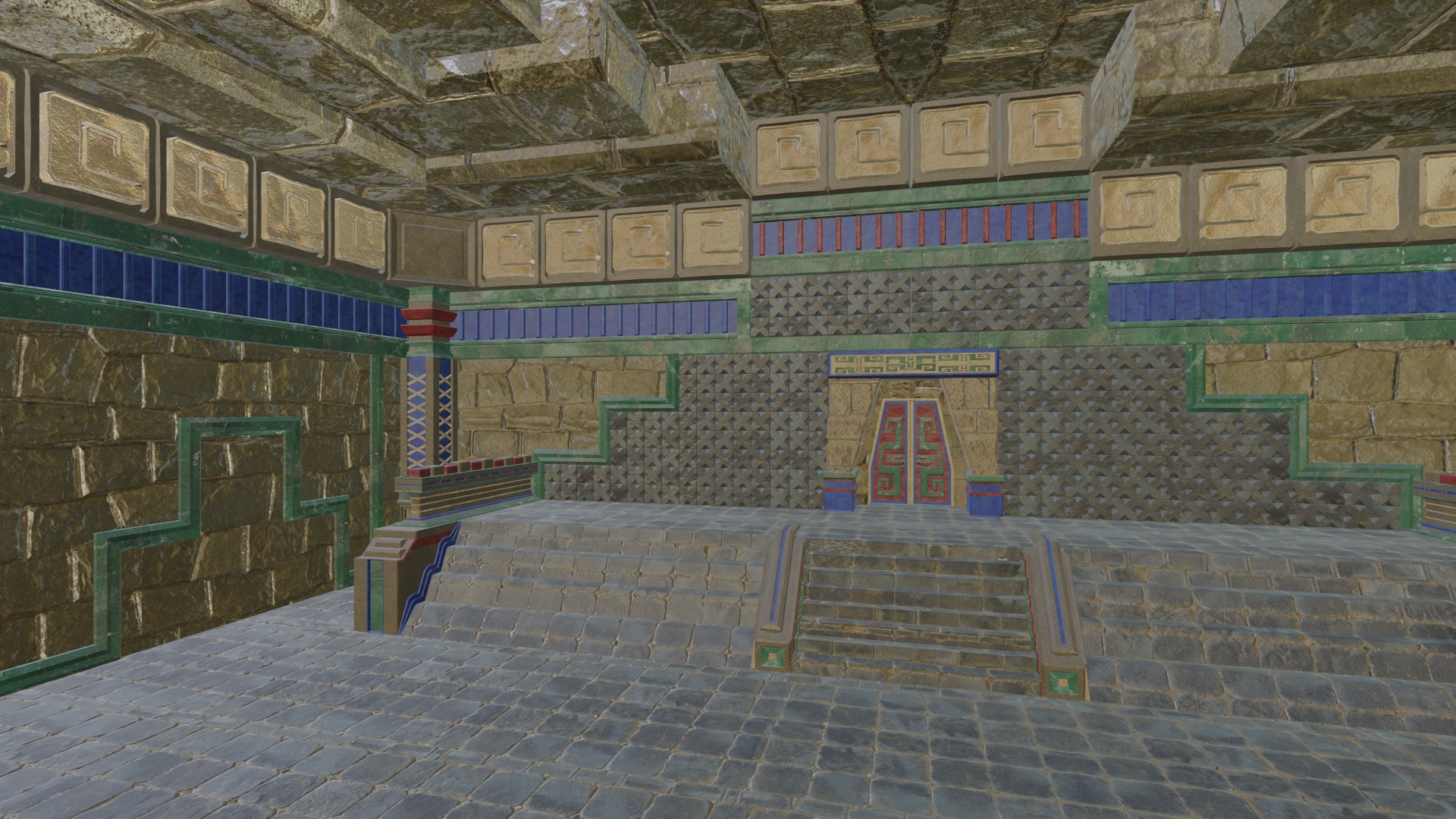 3D Mayan Temple Model - TurboSquid 2028216