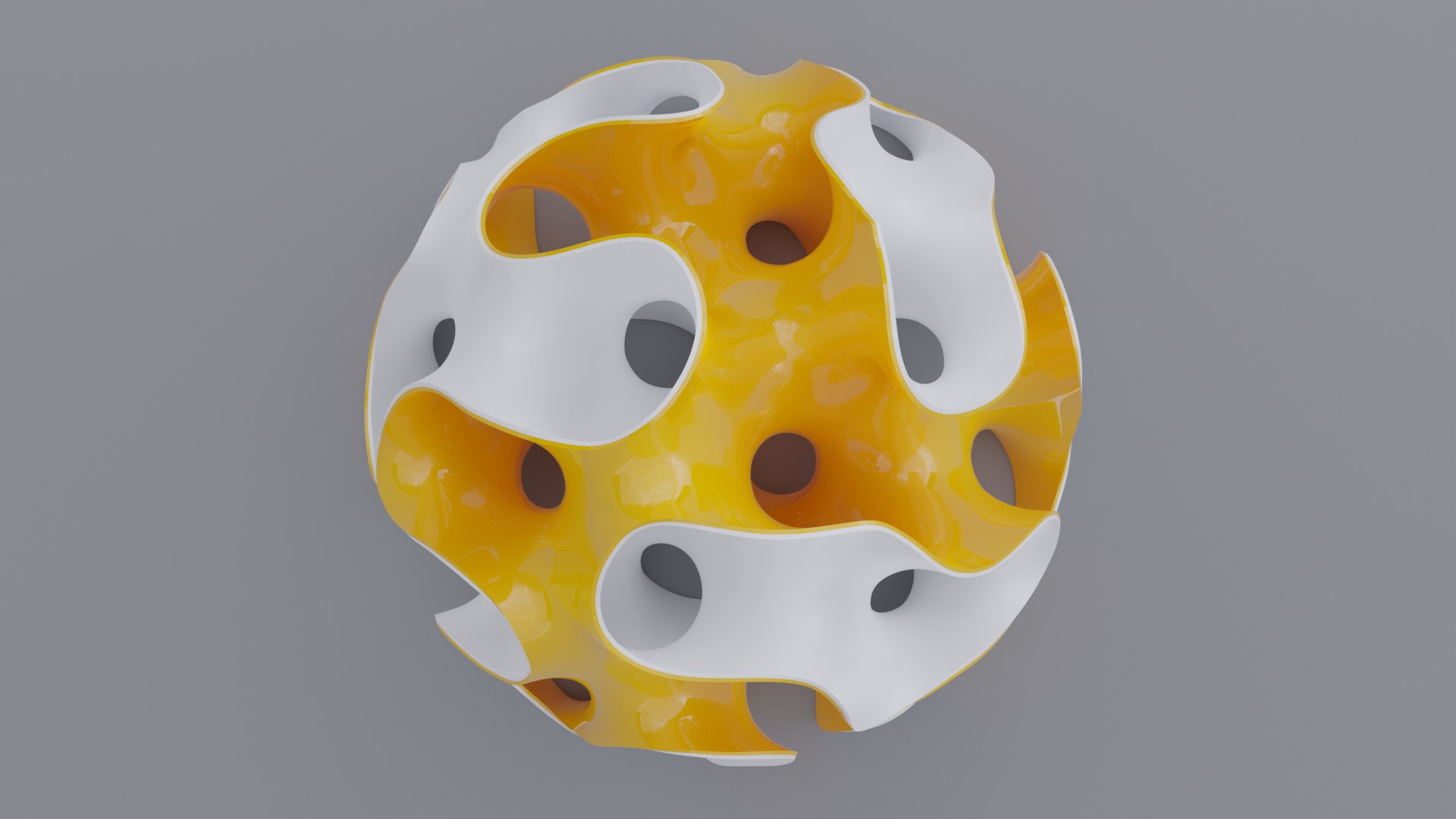 3D Gyroid Elliptical Structure - TurboSquid 2339602