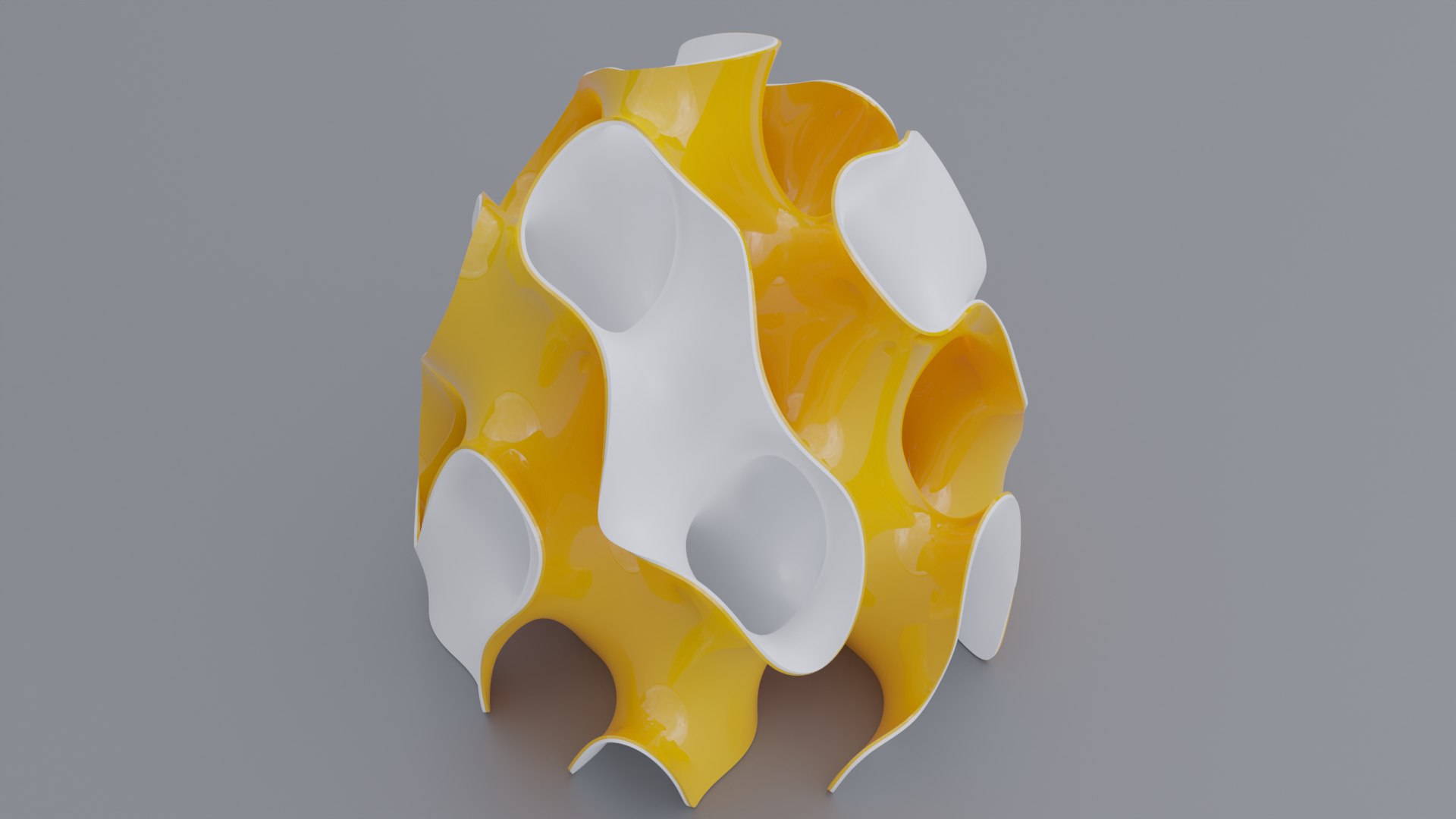 3D Gyroid Elliptical Structure - TurboSquid 2339602