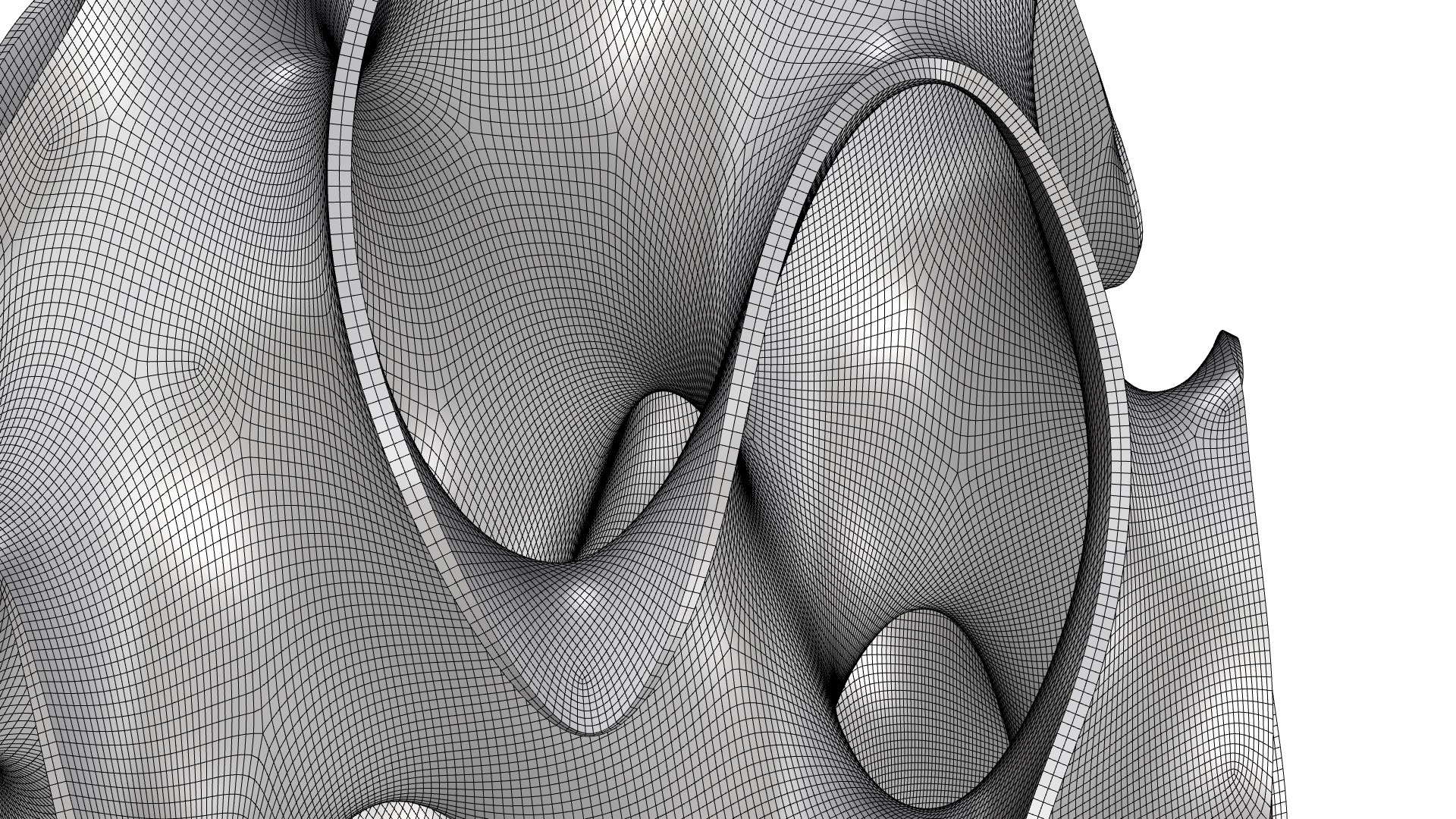 3D Gyroid Elliptical Structure - TurboSquid 2339602