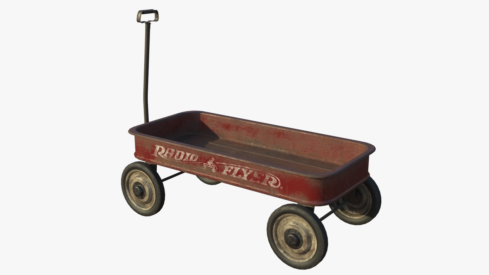 3D Red Wagon - TurboSquid 1971995