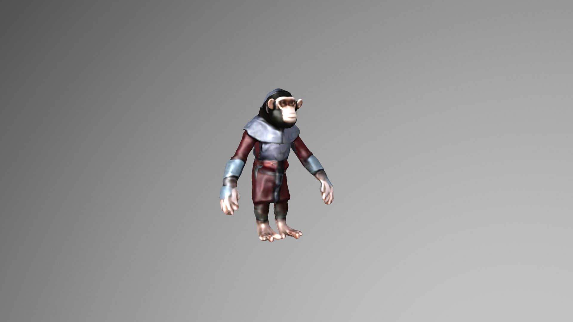 3D Monkey Model - TurboSquid 2206657