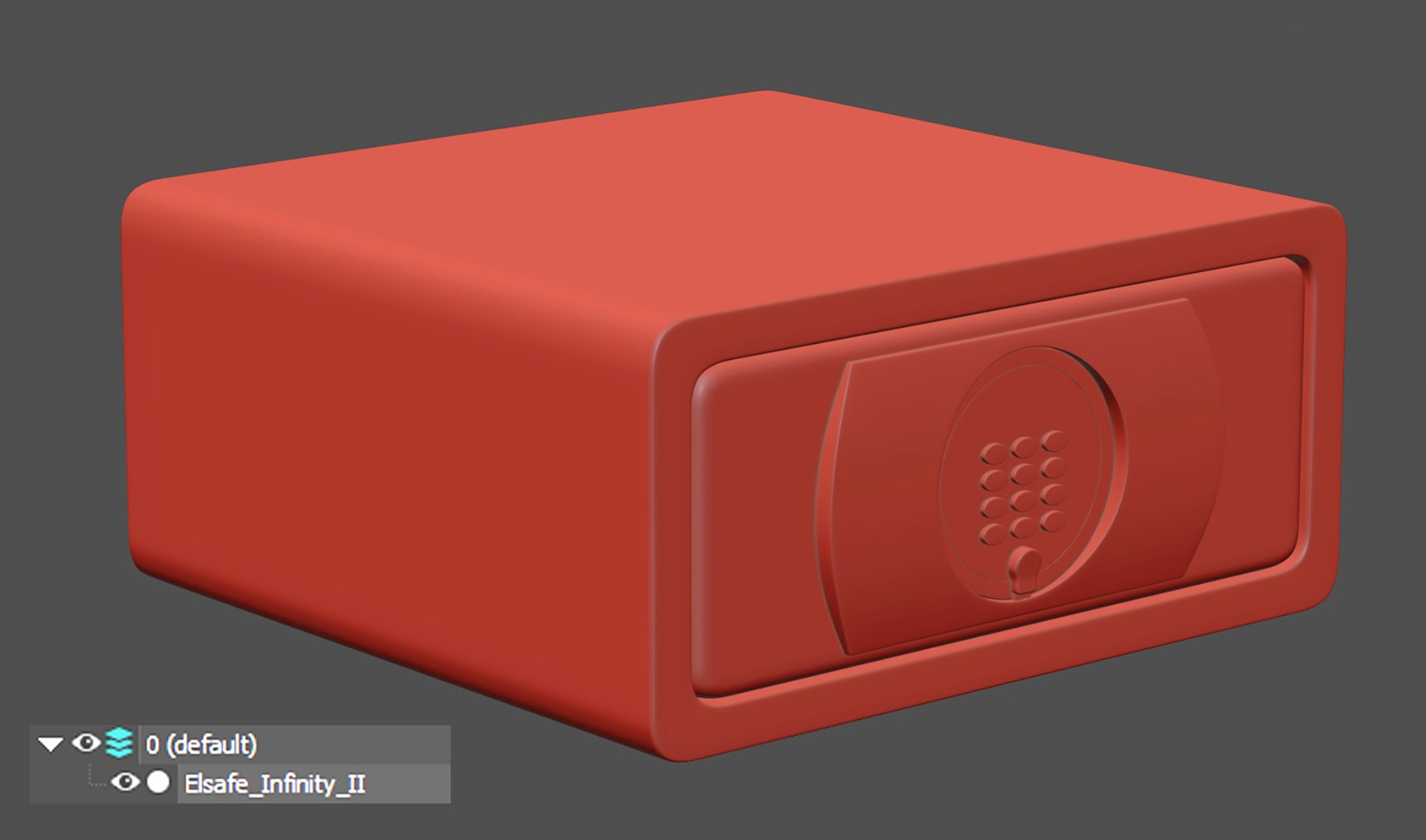 Safe Box Elsafe Infinity II 3D Model - TurboSquid 1897071