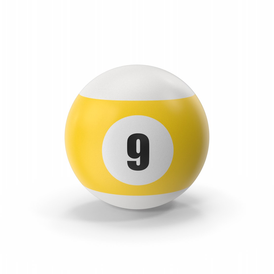 Pool Snooker Ball 9 3D Model - TurboSquid 2194897