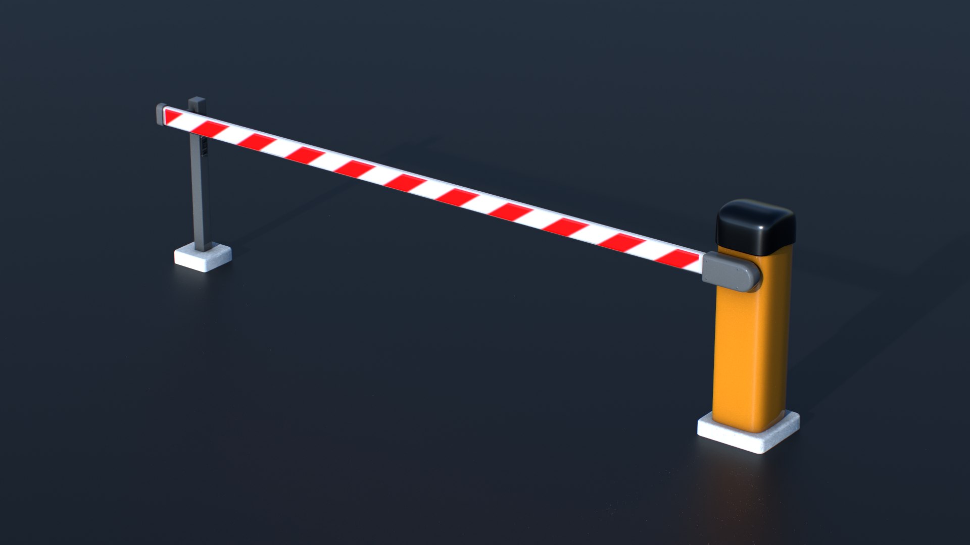 Parking Barrier Gate 3D model - TurboSquid 2096953