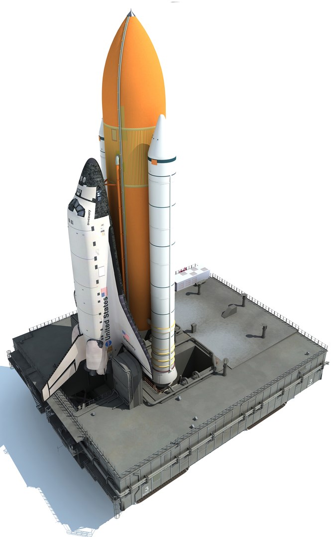 3d Model Space Shuttle Launch Pad