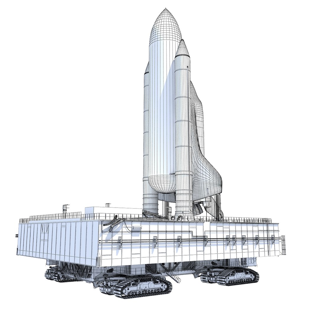3d Model Space Shuttle Launch Pad