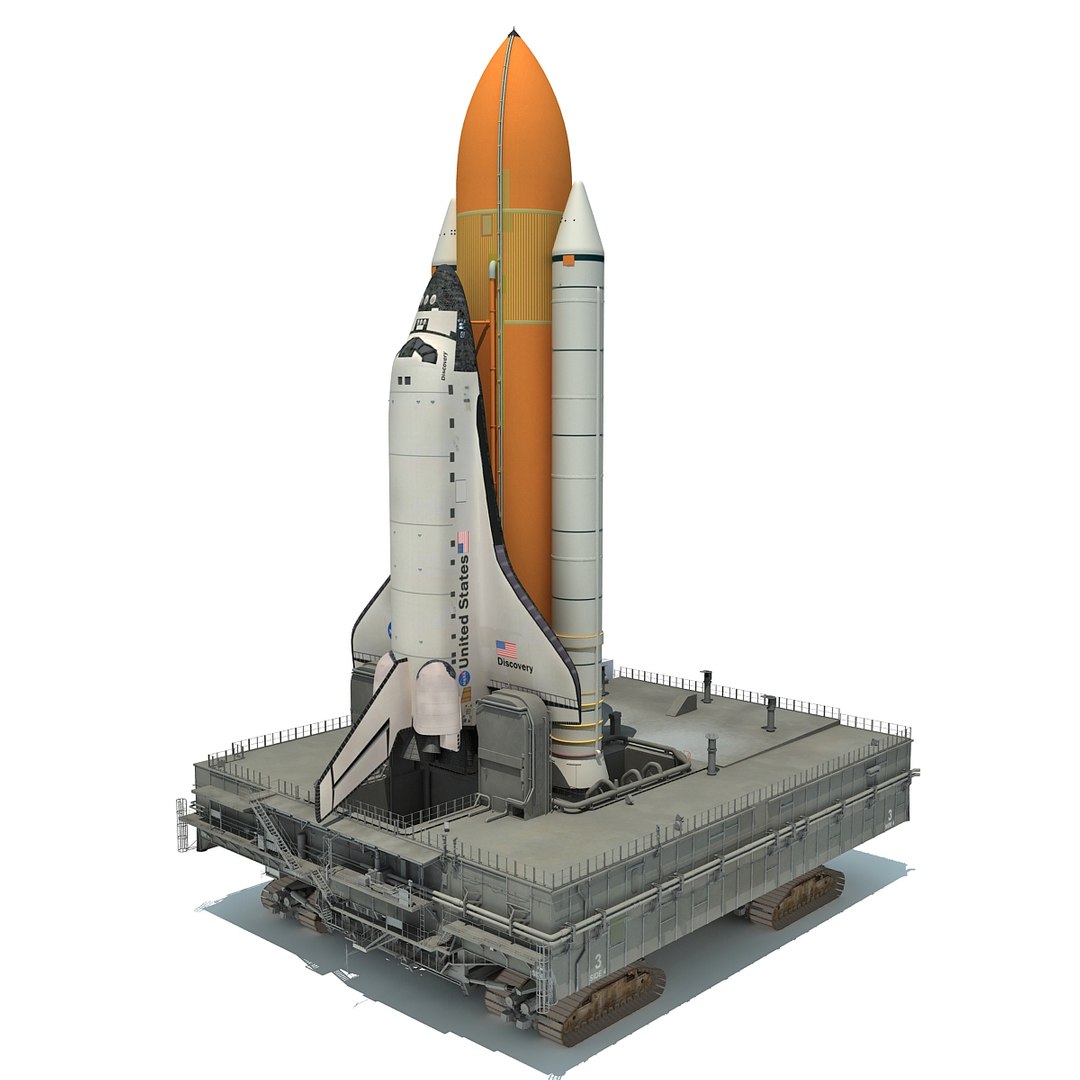 3d Model Space Shuttle Launch Pad