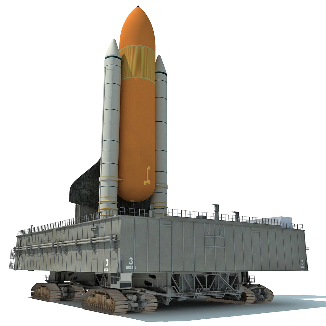 3d model space shuttle launch pad