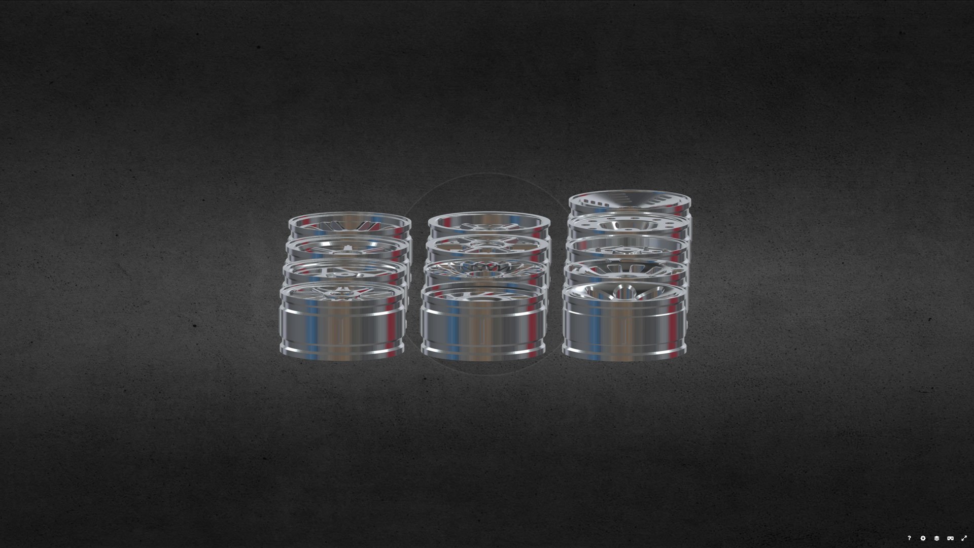 3D Model Car Rim Model Pack - TurboSquid 2316994