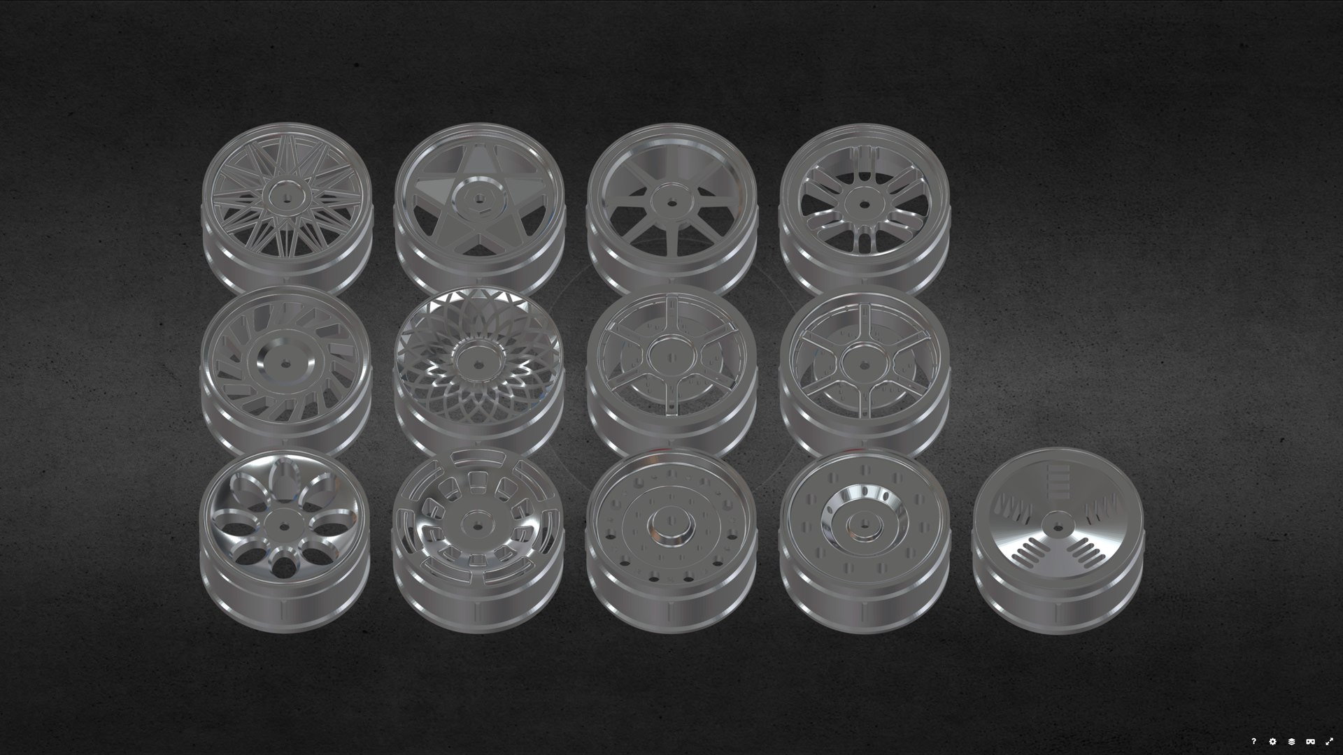 3D Model Car Rim Model Pack - TurboSquid 2316994