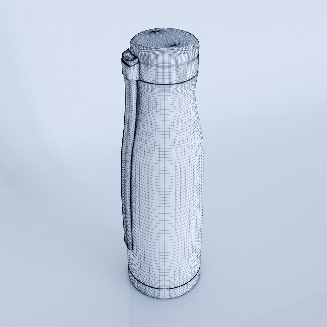 Tupperware inspired water bottle 3D model - TurboSquid 1639652