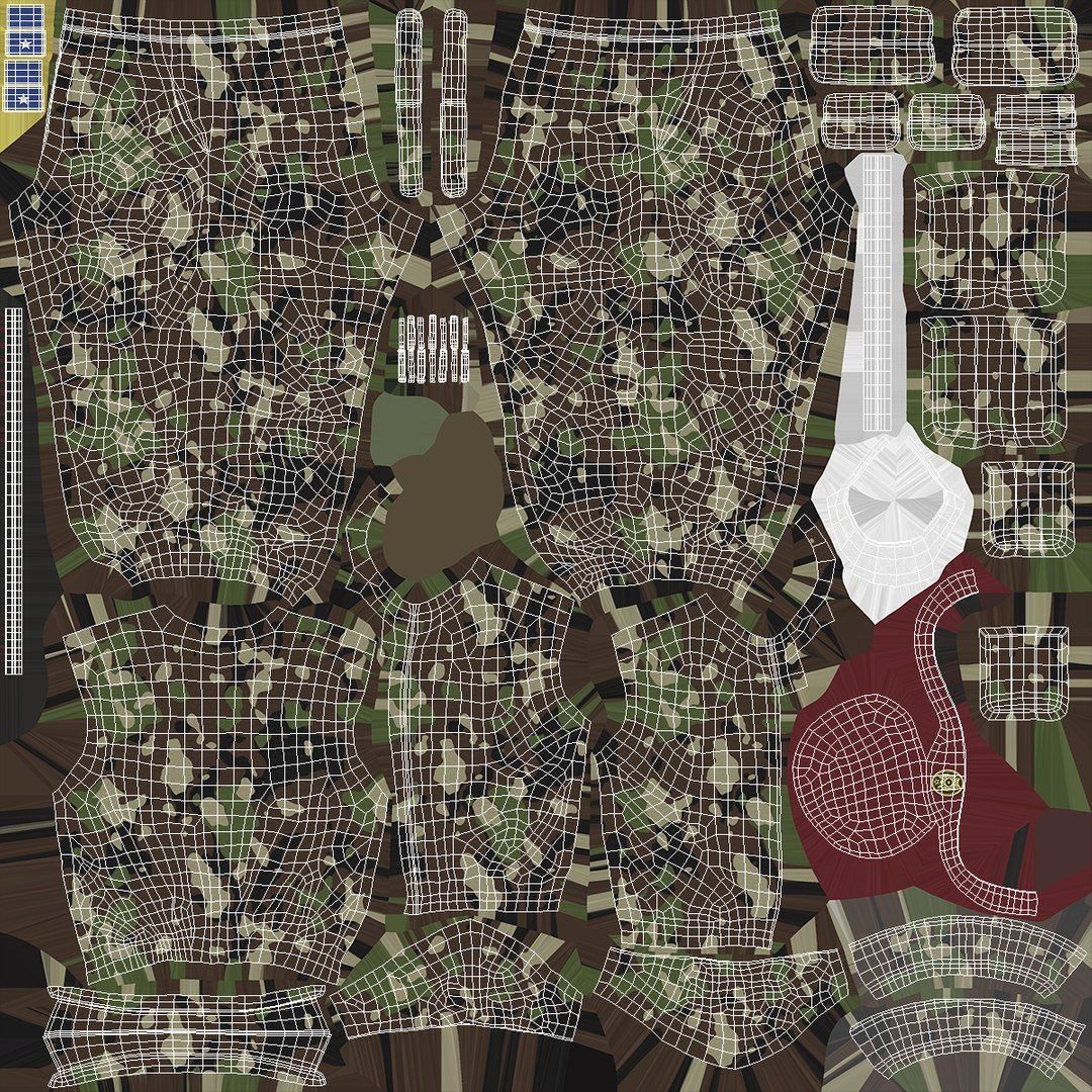 3D Somali Soldier With Gun Model - TurboSquid 2391411