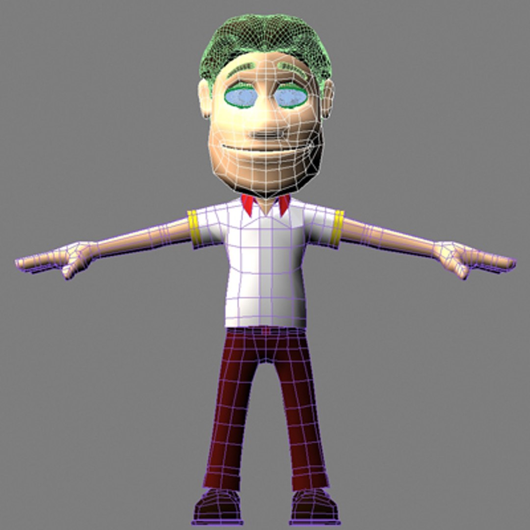 Max Character Rigged