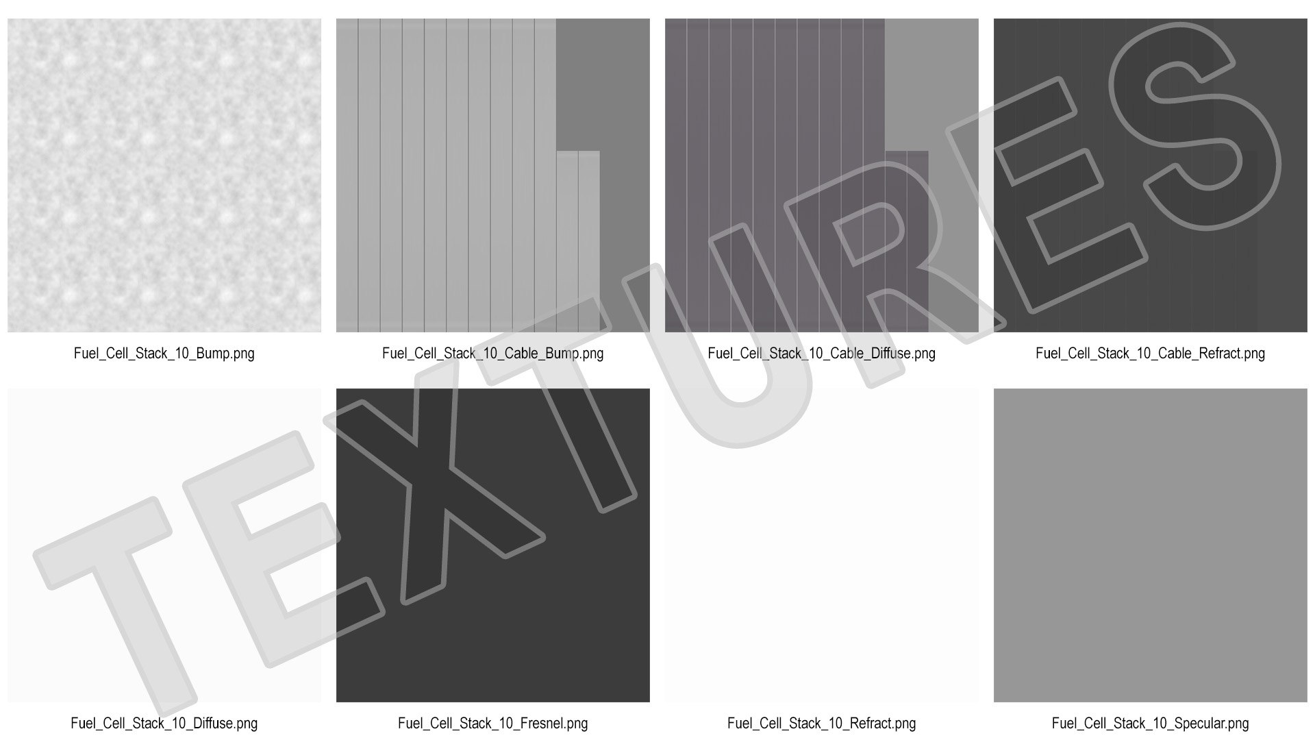 Fuel Cell Stack 10 Model - TurboSquid 2243145