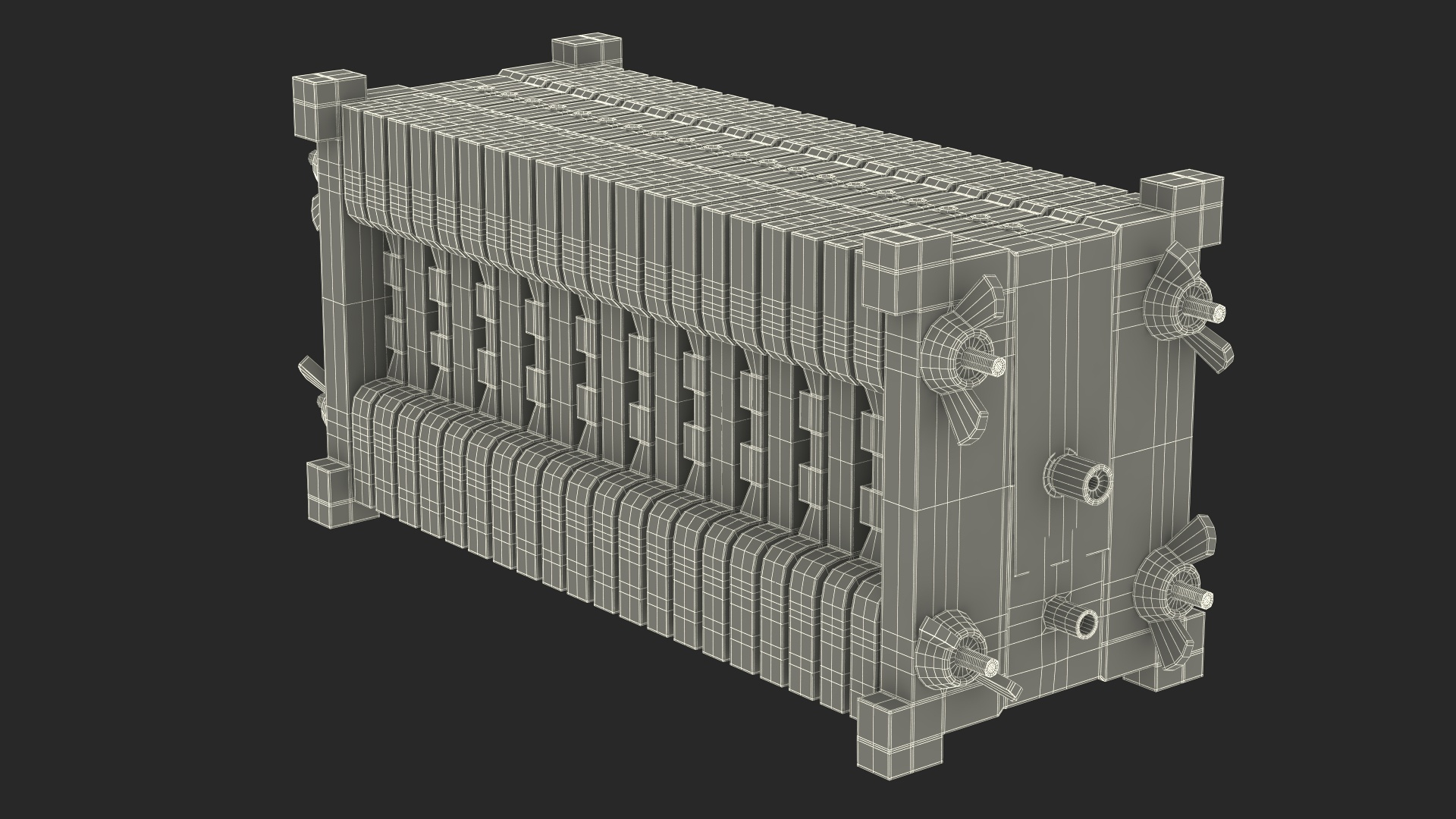 Fuel Cell Stack 10 Model - TurboSquid 2243145