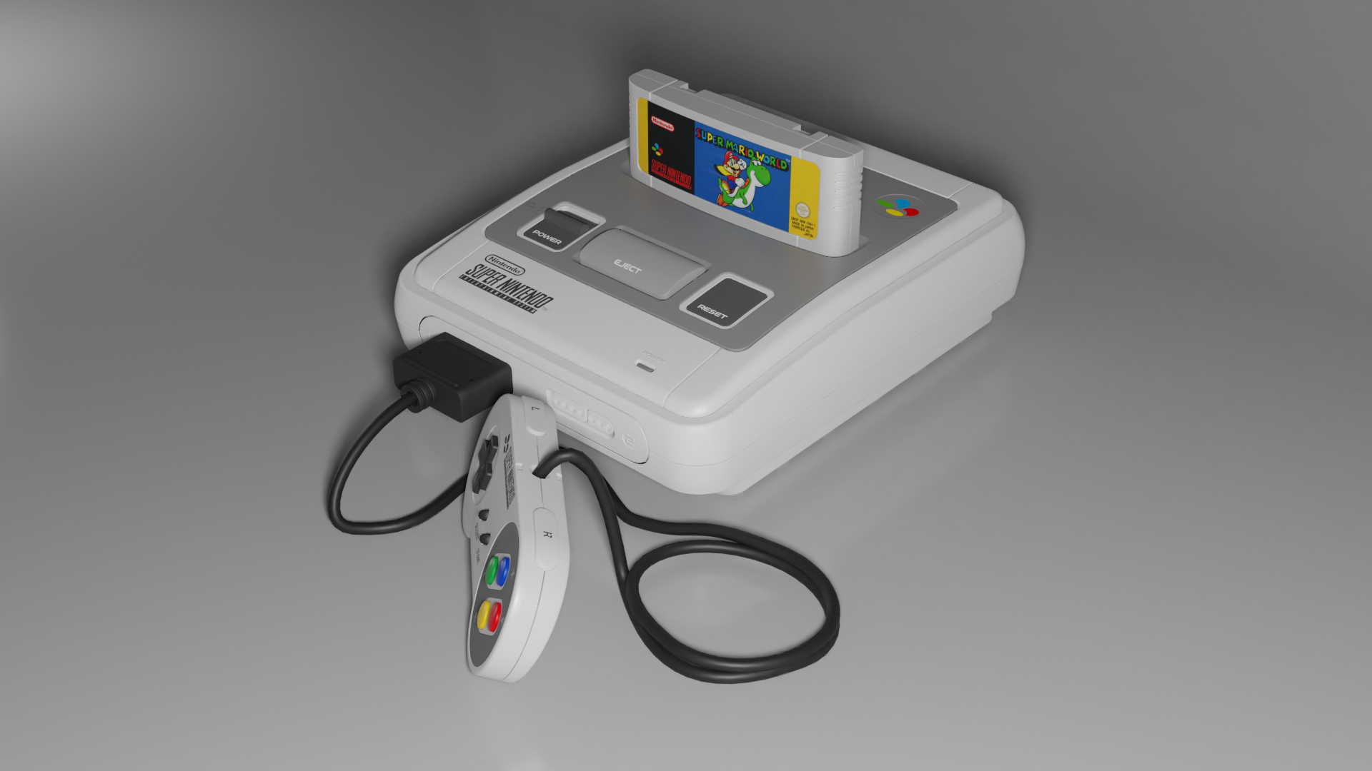 3D model snes pal - TurboSquid 1657619