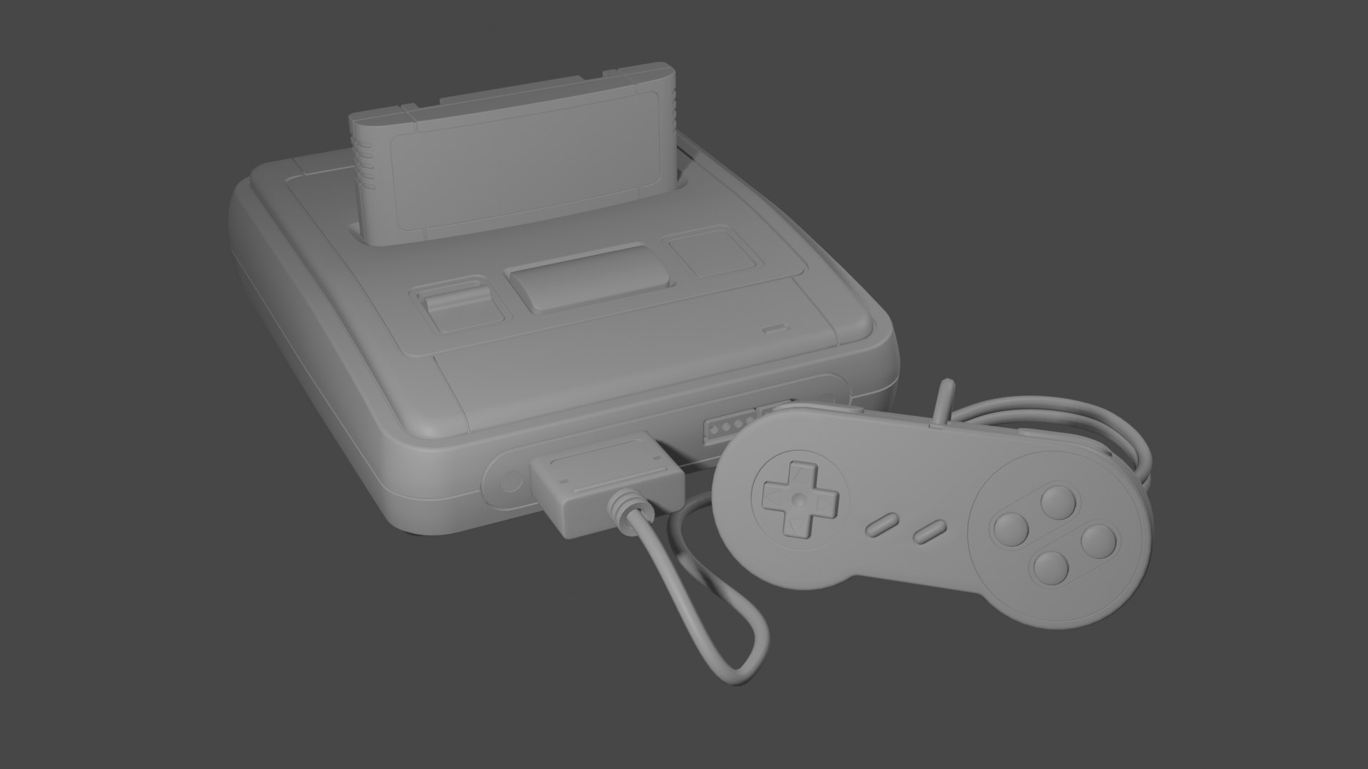3D model snes pal - TurboSquid 1657619