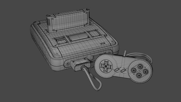 3D model snes pal - TurboSquid 1657619