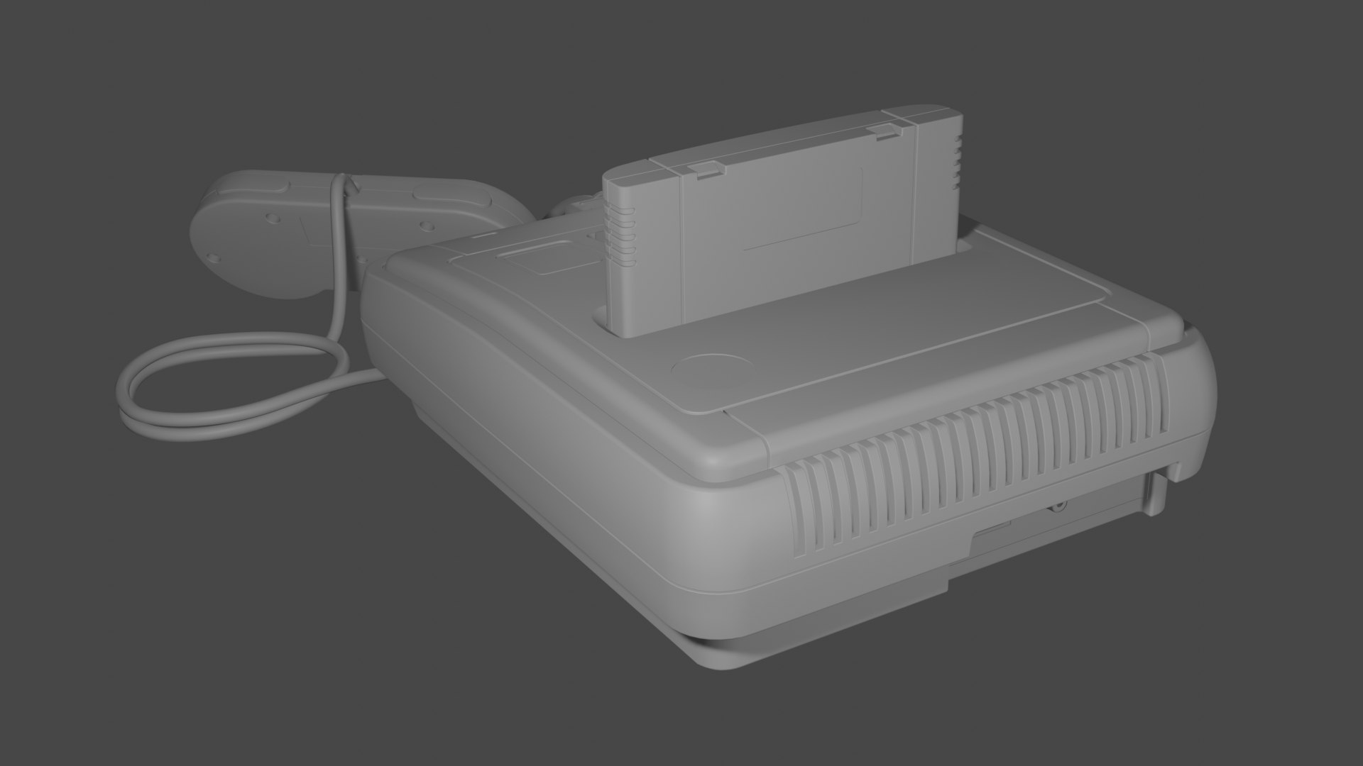 3D model snes pal - TurboSquid 1657619