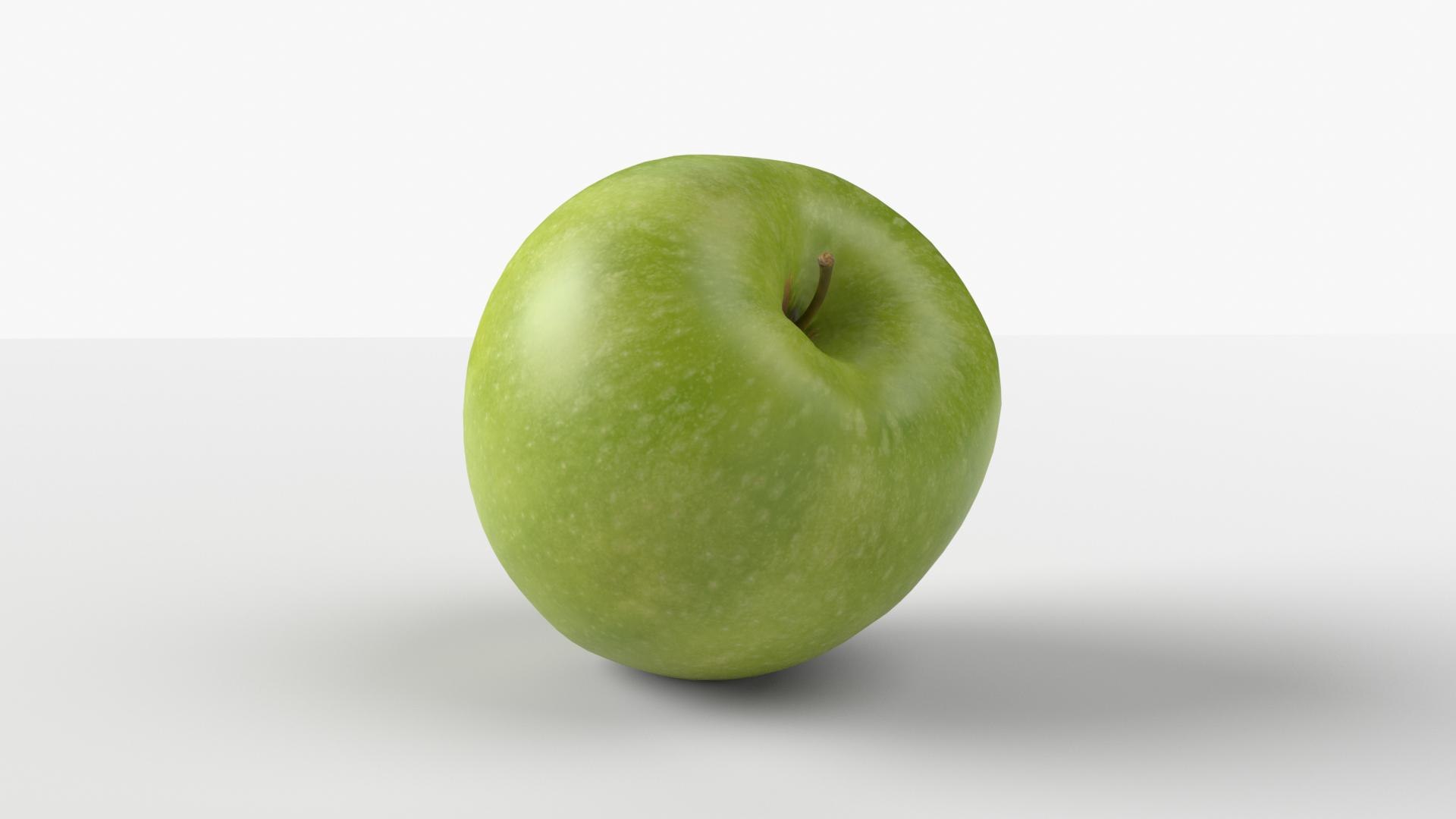 3D Apple Green Scan Model - TurboSquid 1685357