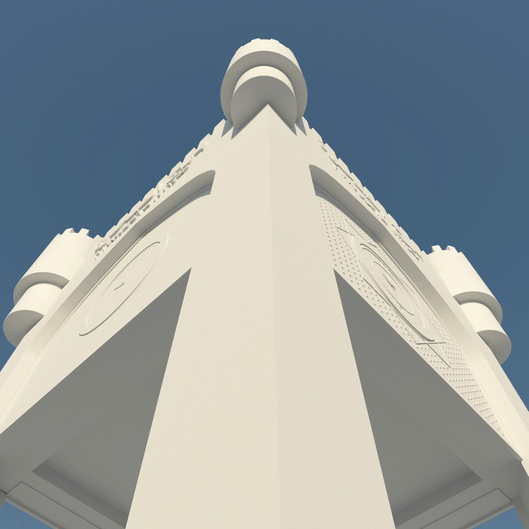 Sahwa Tower 3D Model - TurboSquid 1339176
