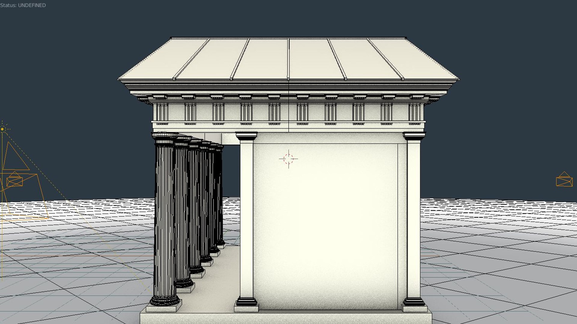 Doric Temple 3d Model