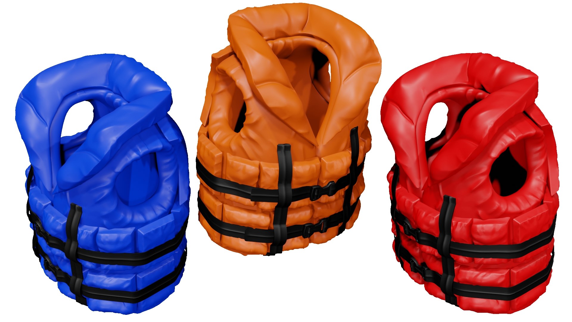 Life Jacket Life Vest 3D Model - TurboSquid 1809054