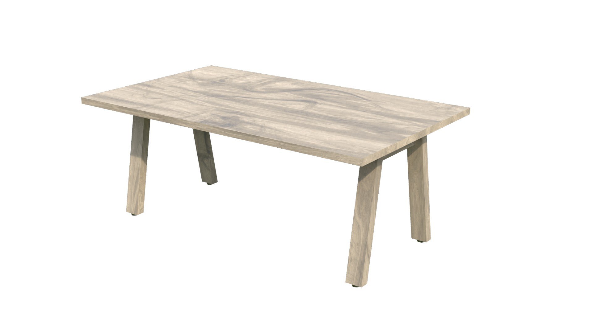Broad Communal Table Small 3D Model - TurboSquid 2107239