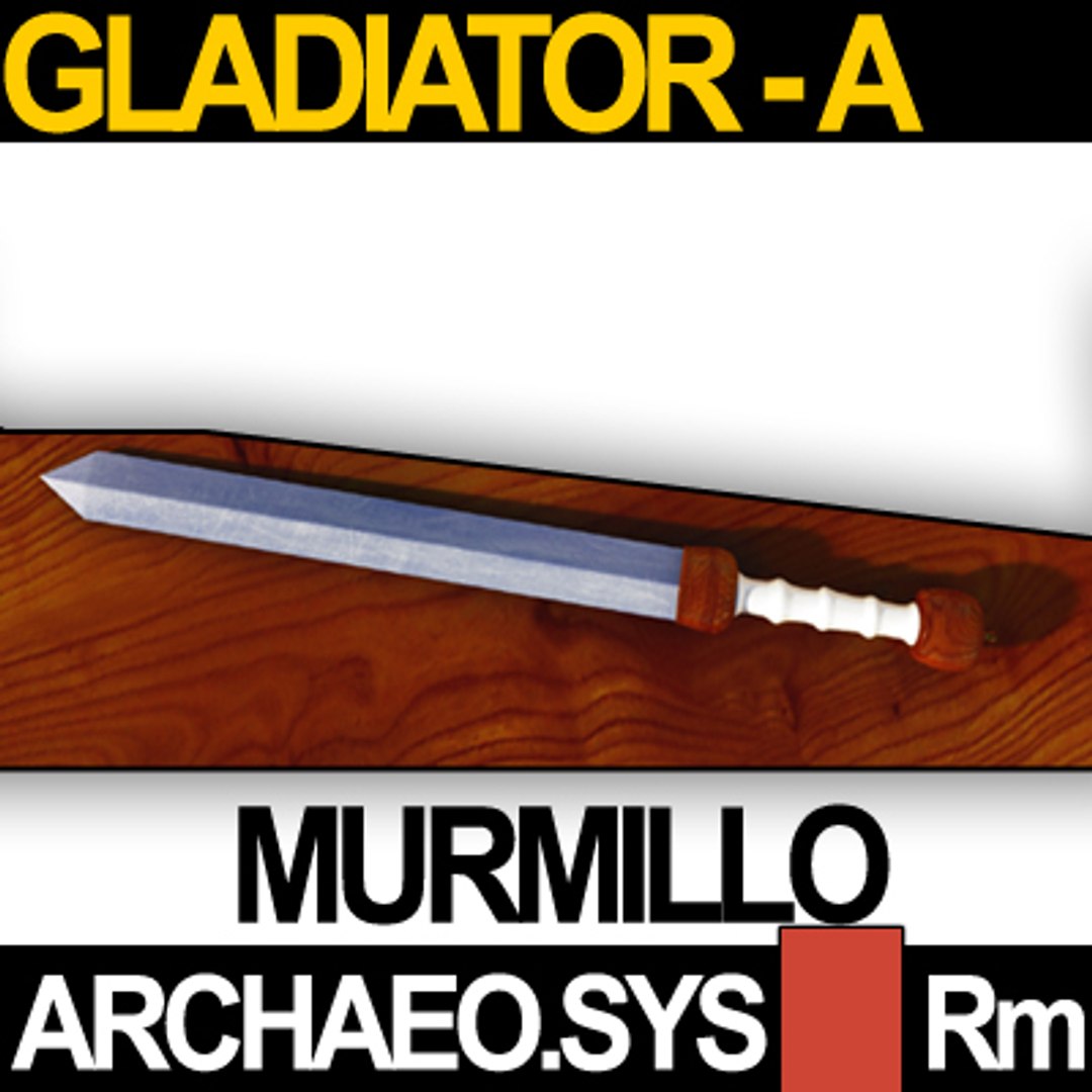 Roman Gladiator Murmillo Set 3d Model