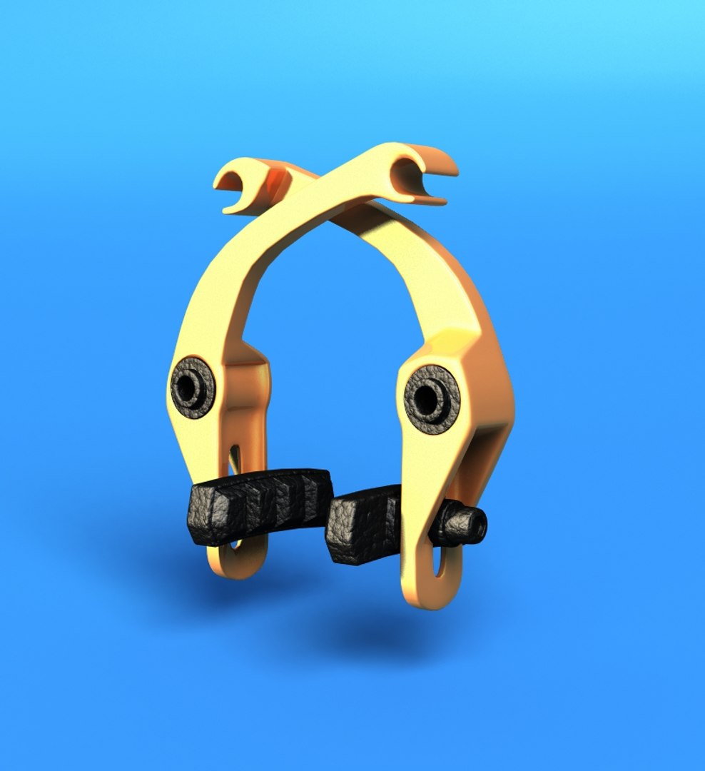 3d model bicycle brake