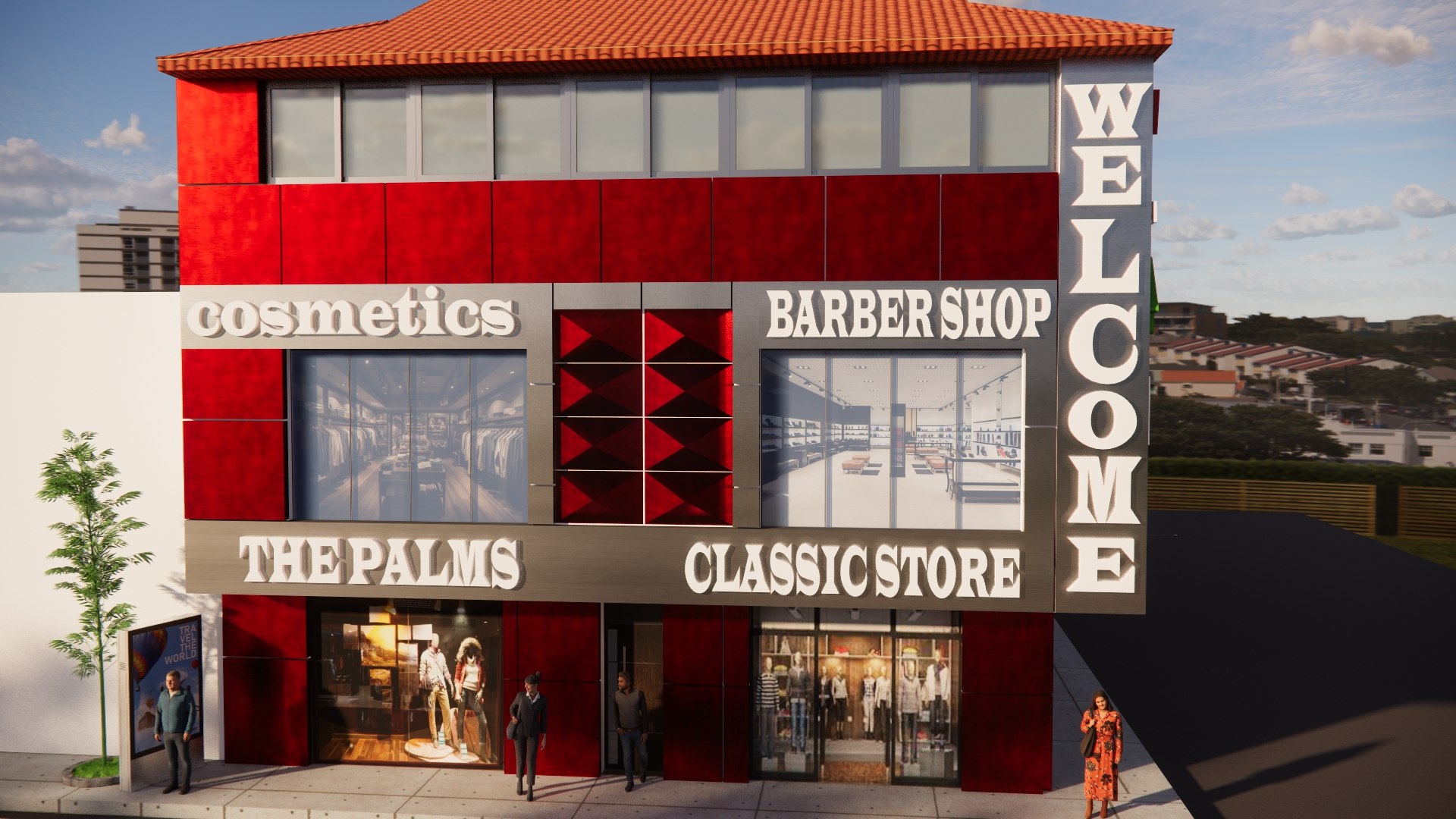 Shopping Center 3D model - TurboSquid 2175393