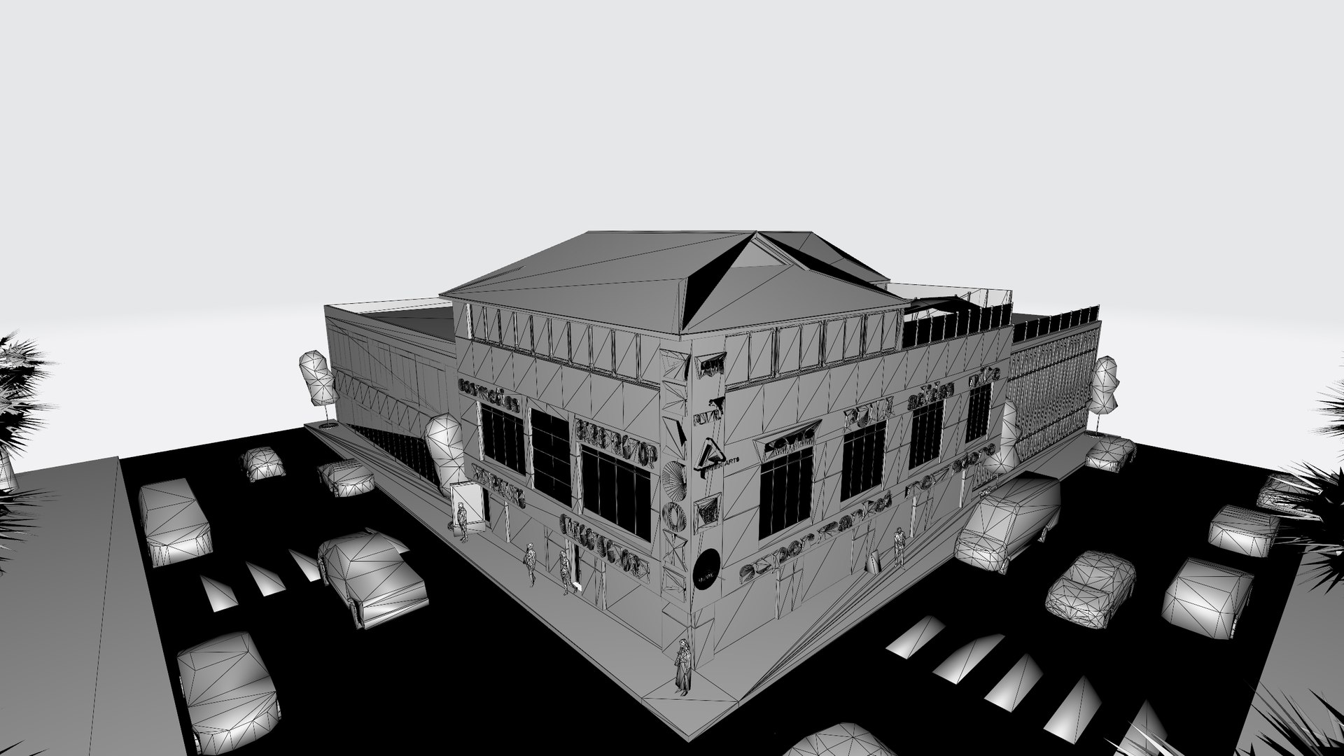 Shopping Center 3D model - TurboSquid 2175393