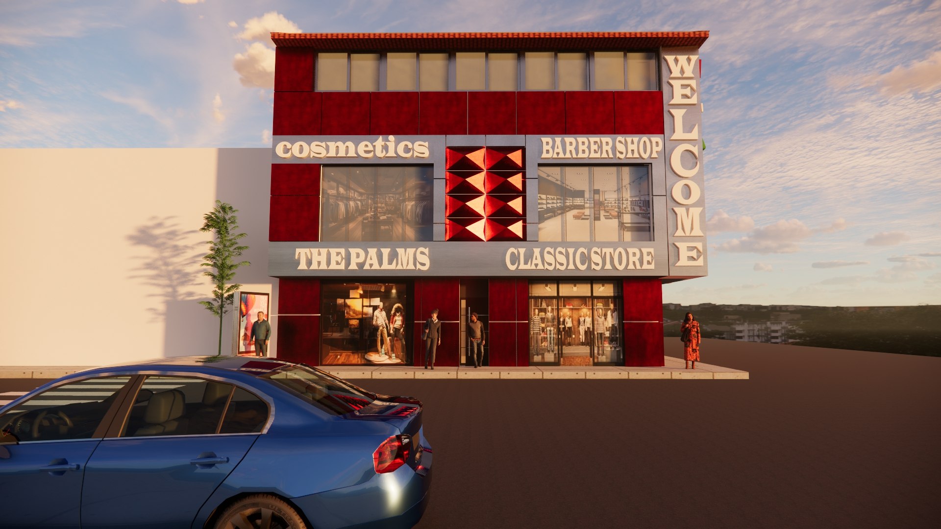 Shopping Center 3D model - TurboSquid 2175393