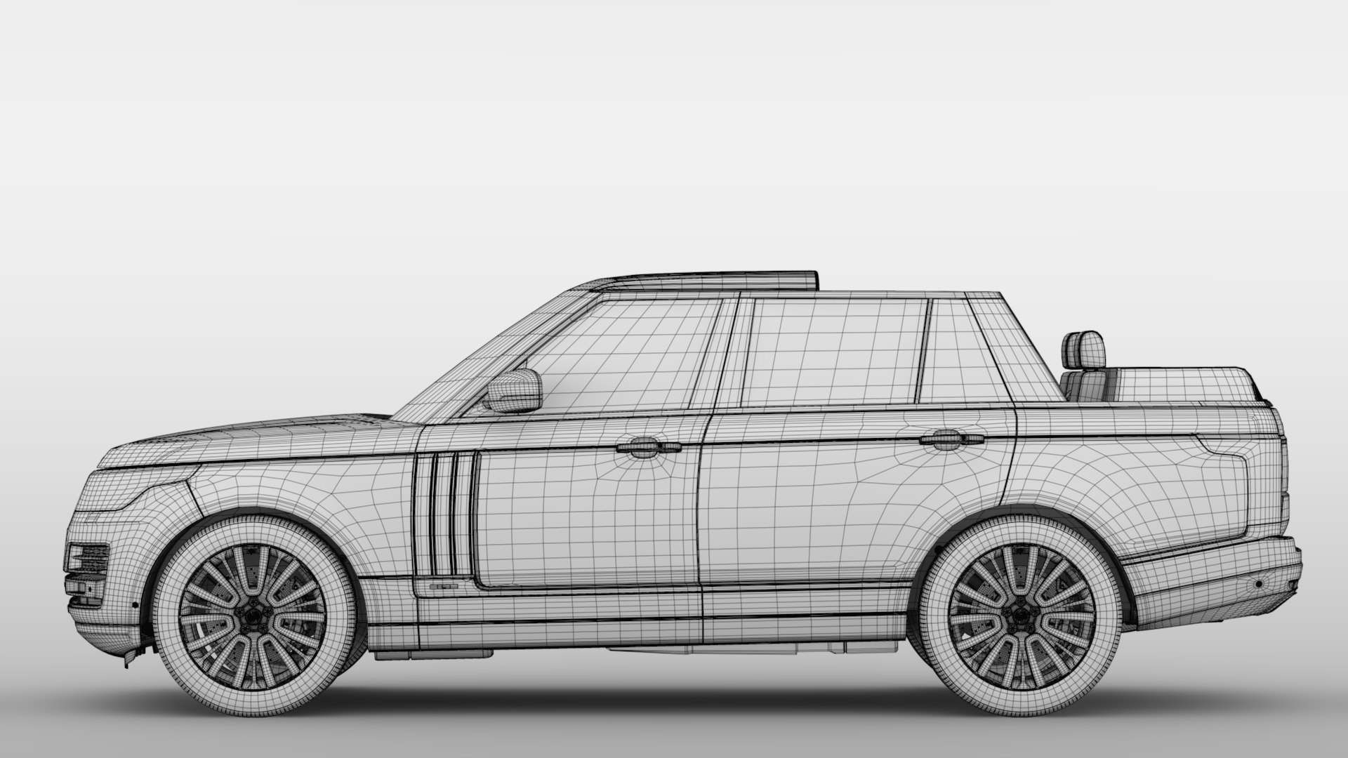 Range Rover Svautobiography Landaulet 3D Model - TurboSquid 1238425
