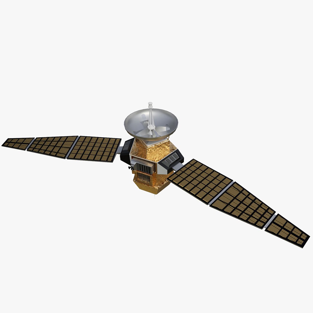 Communications Satellite 3d Model